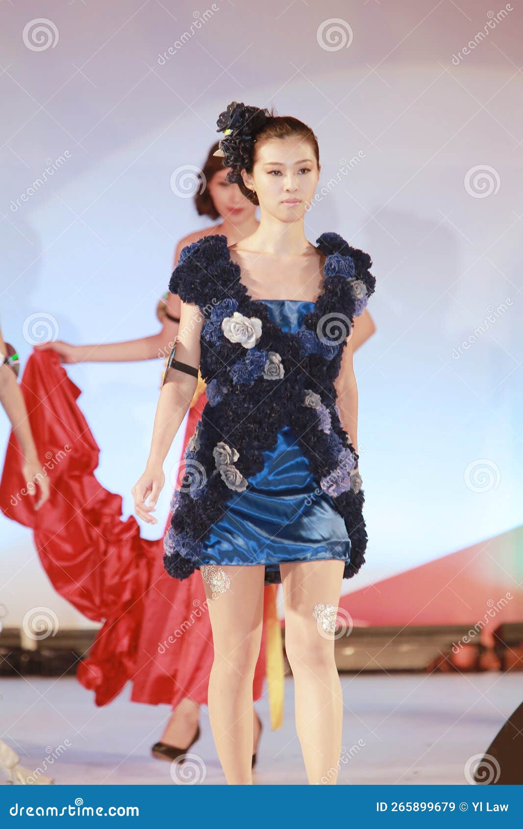 The Fashion Show, the Models Walking Down 4 Aug 2012 Editorial Stock ...