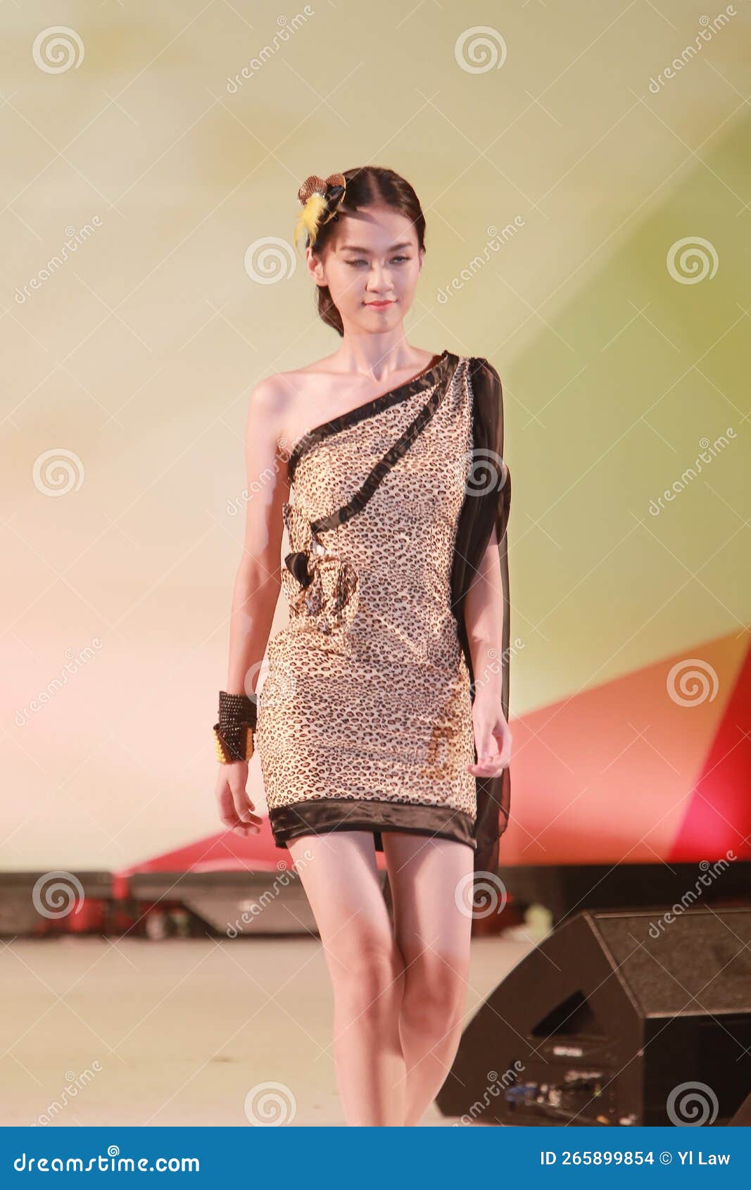 The Fashion Show, the Models Walking Down 4 Aug 2012 Editorial Stock ...