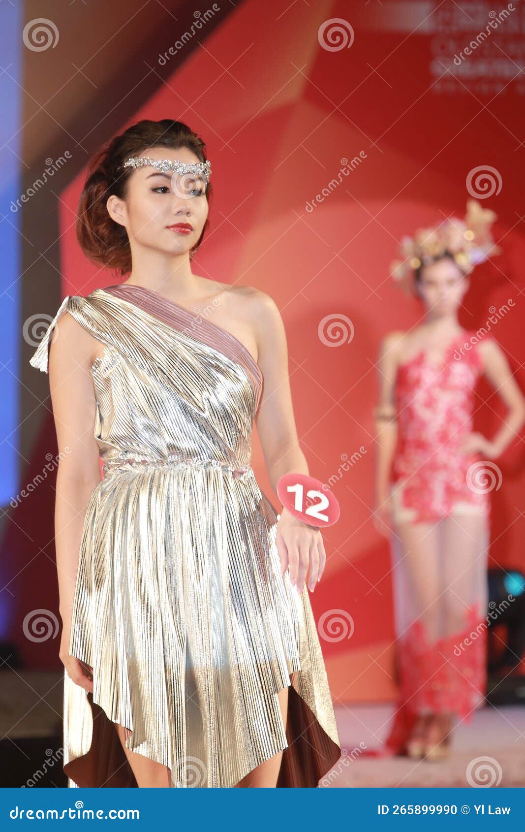 The Fashion Show, the Models Walking Down 4 Aug 2012 Editorial Image ...