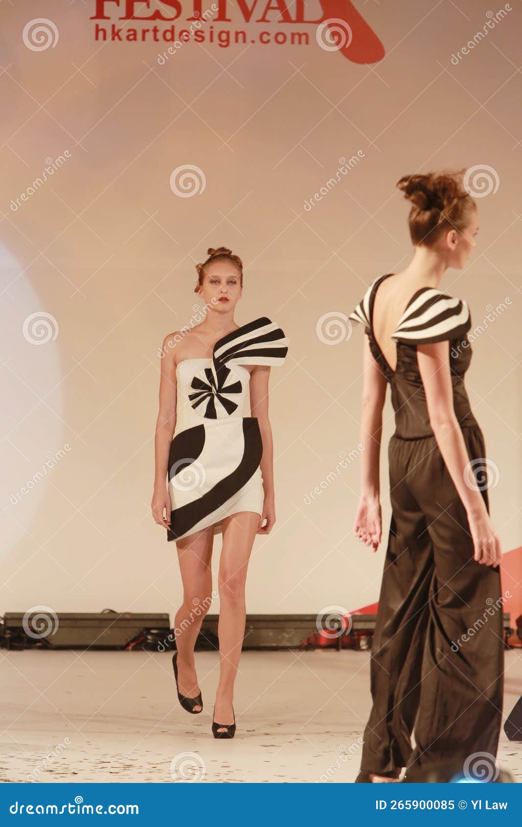 The Fashion Show, the Models Walking Down 4 Aug 2012 Editorial Image ...