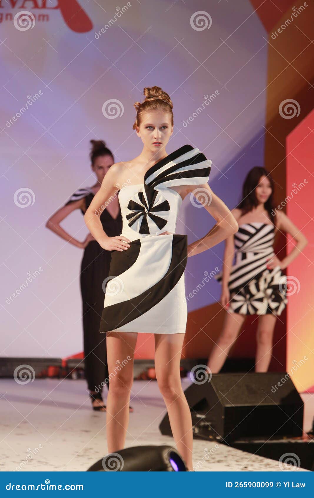 The Fashion Show, the Models Walking Down 4 Aug 2012 Editorial Stock ...