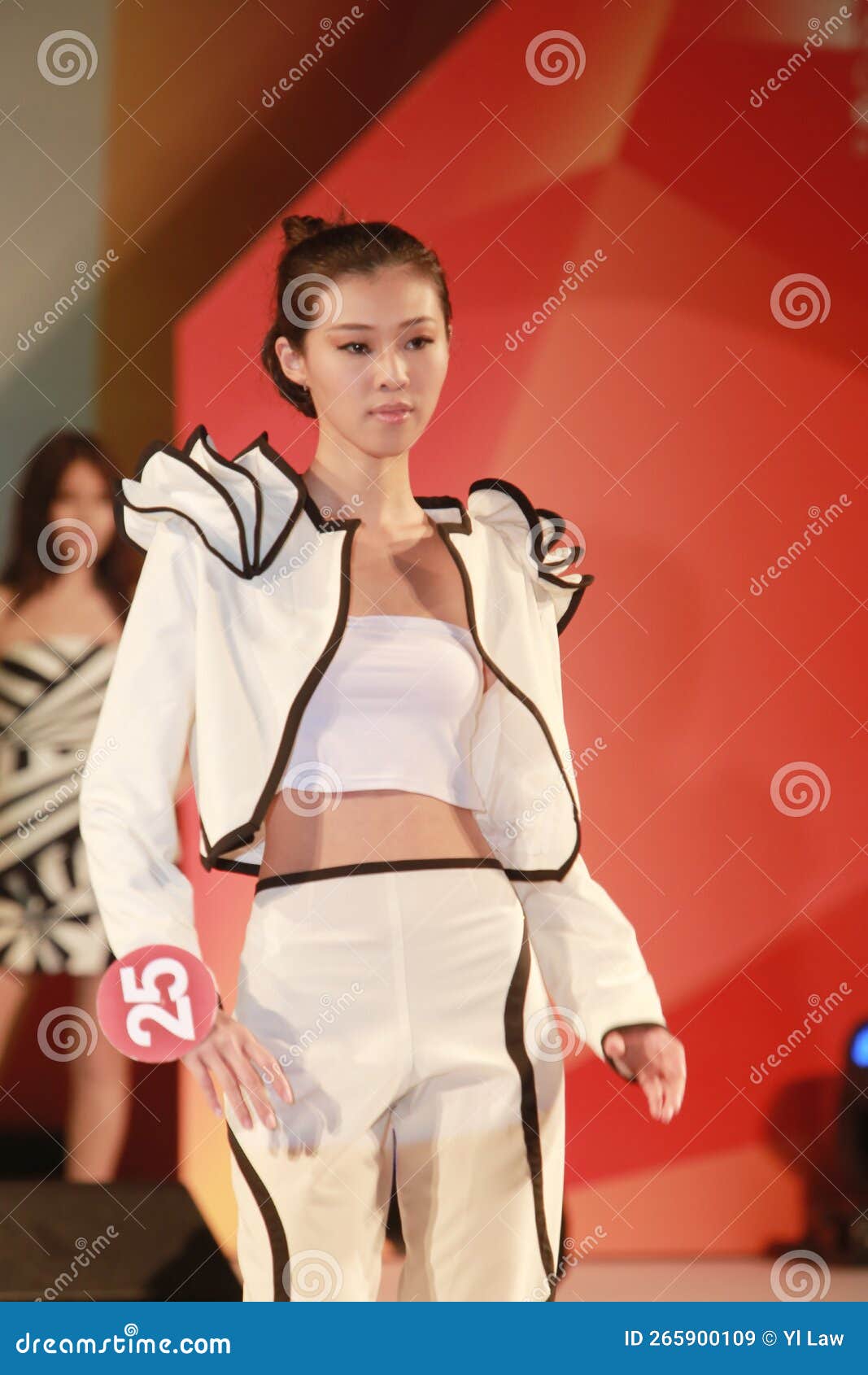 The Fashion Show, the Models Walking Down 4 Aug 2012 Editorial Stock ...