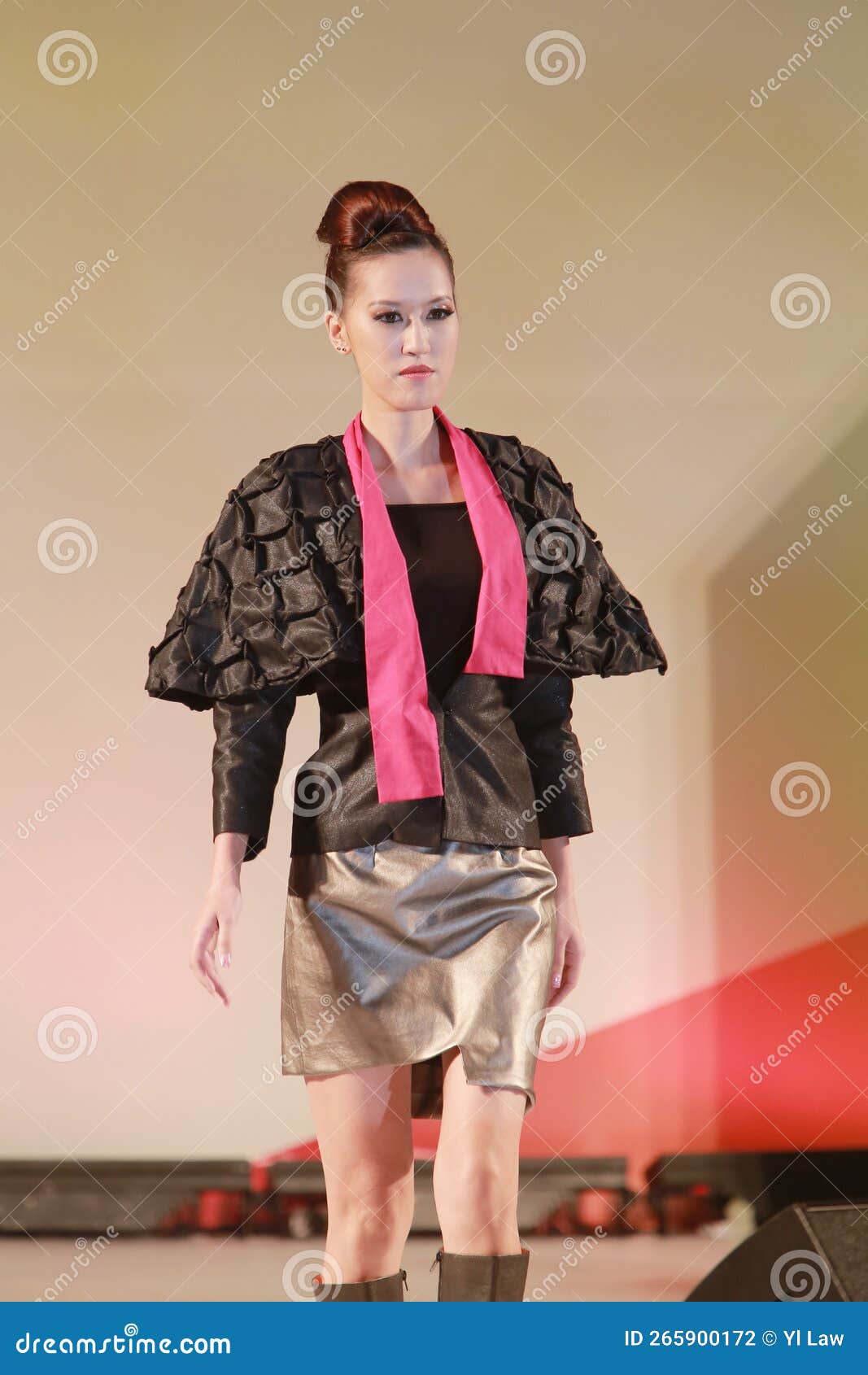 The Fashion Show, the Models Walking Down 4 Aug 2012 Editorial ...