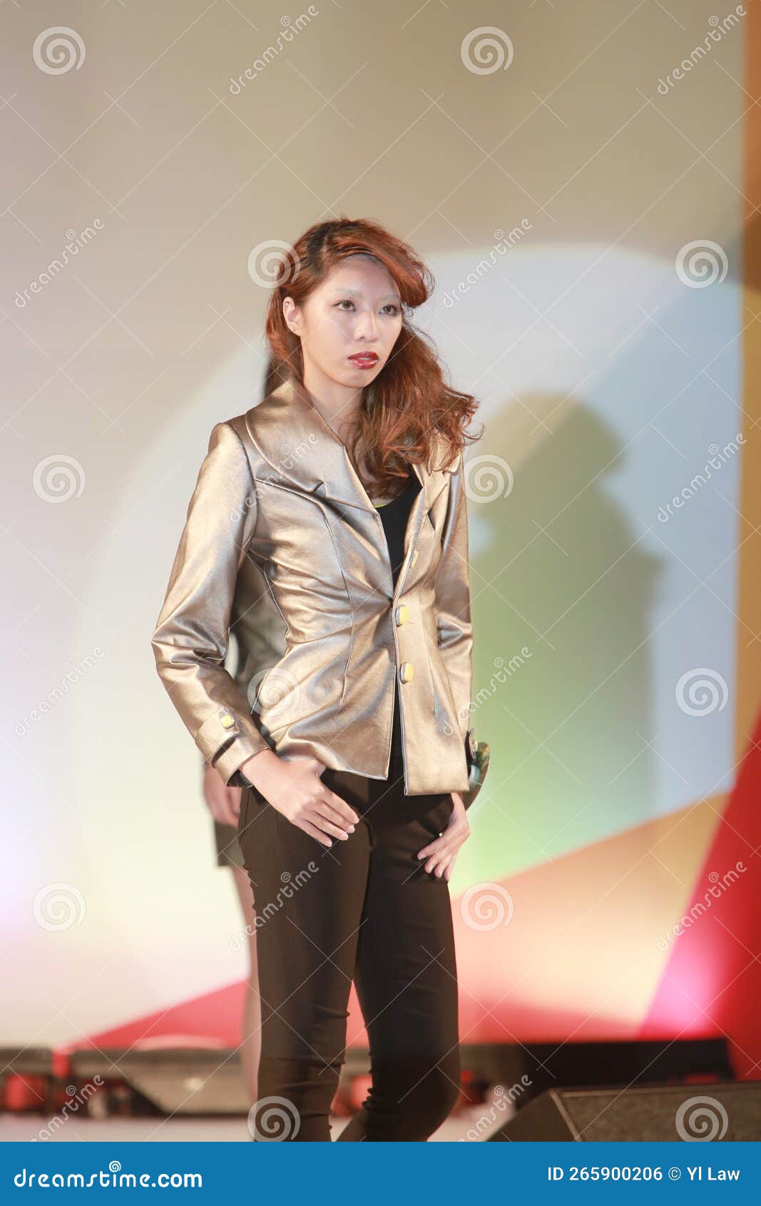 The Fashion Show, the Models Walking Down 4 Aug 2012 Editorial Photo ...