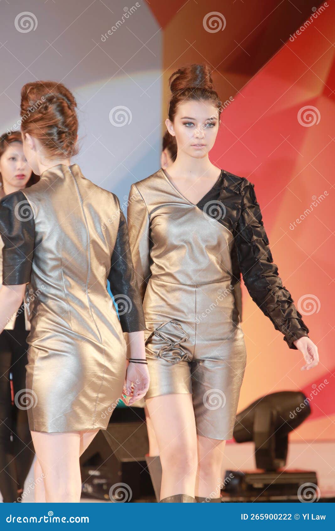 The Fashion Show, the Models Walking Down 4 Aug 2012 Editorial ...