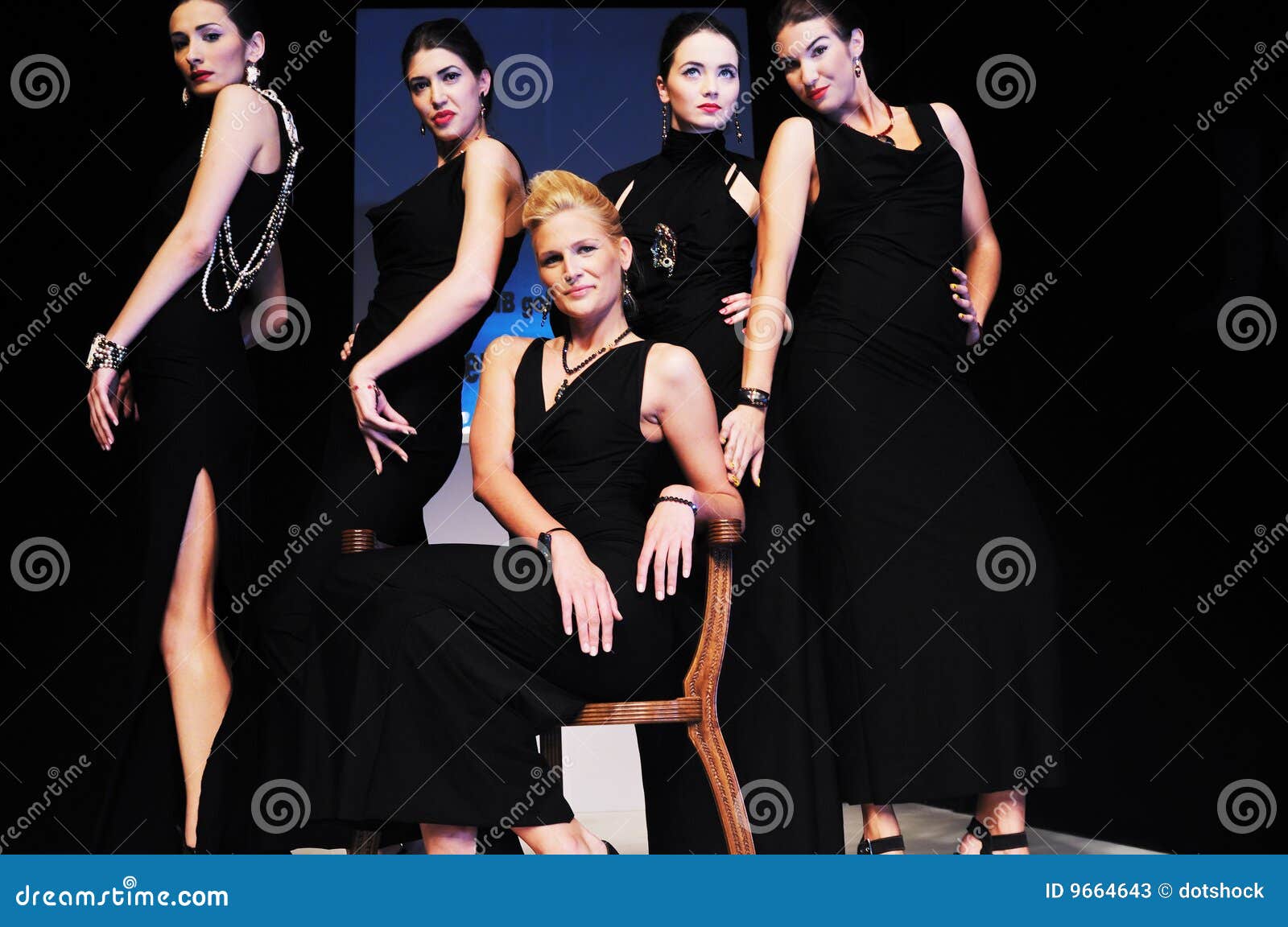 Fashion show woman stock image. Image of beauty, clothes - 9664643
