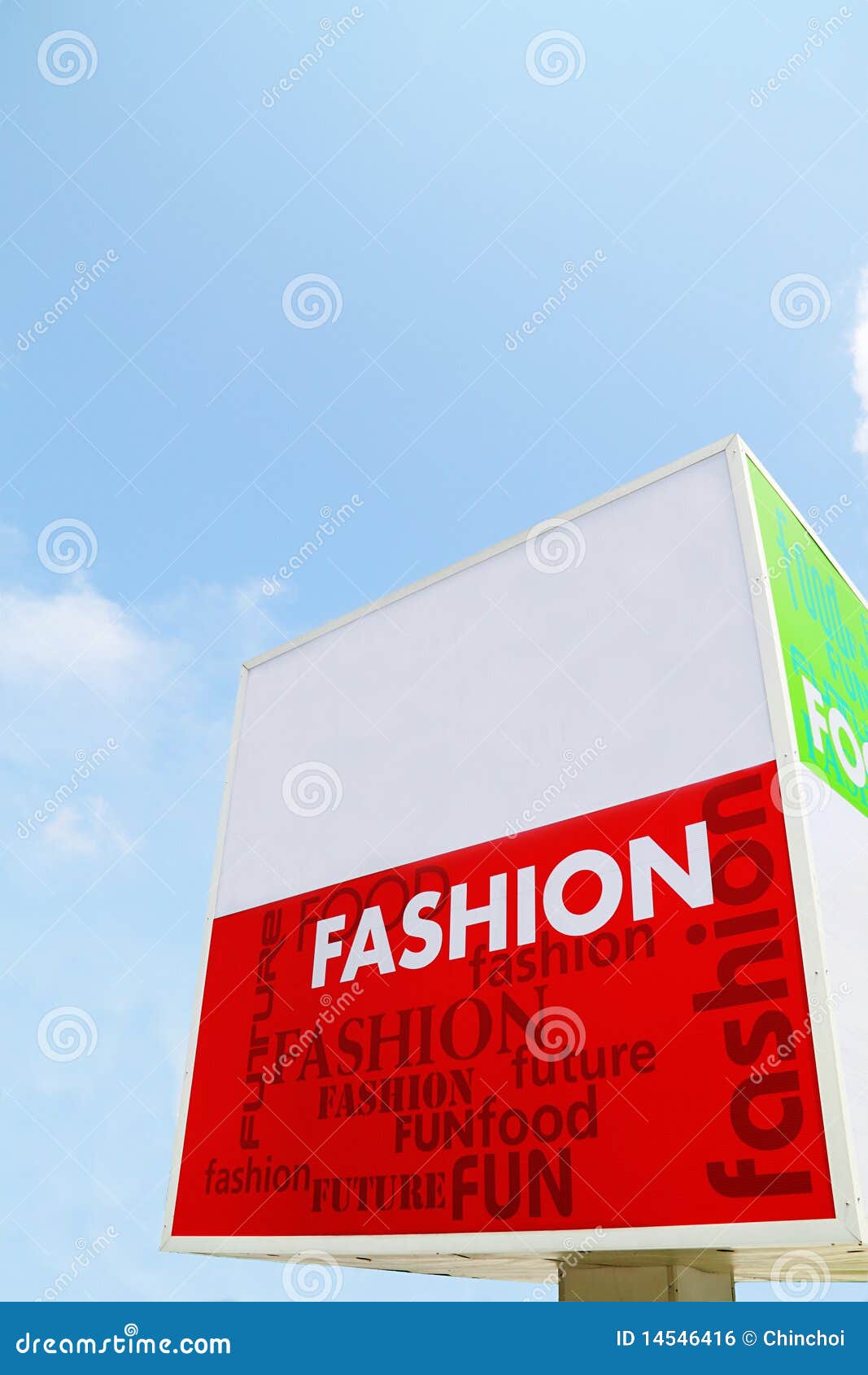Fashion Signboard (clipping) Stock Photo - Image of color, vertical ...