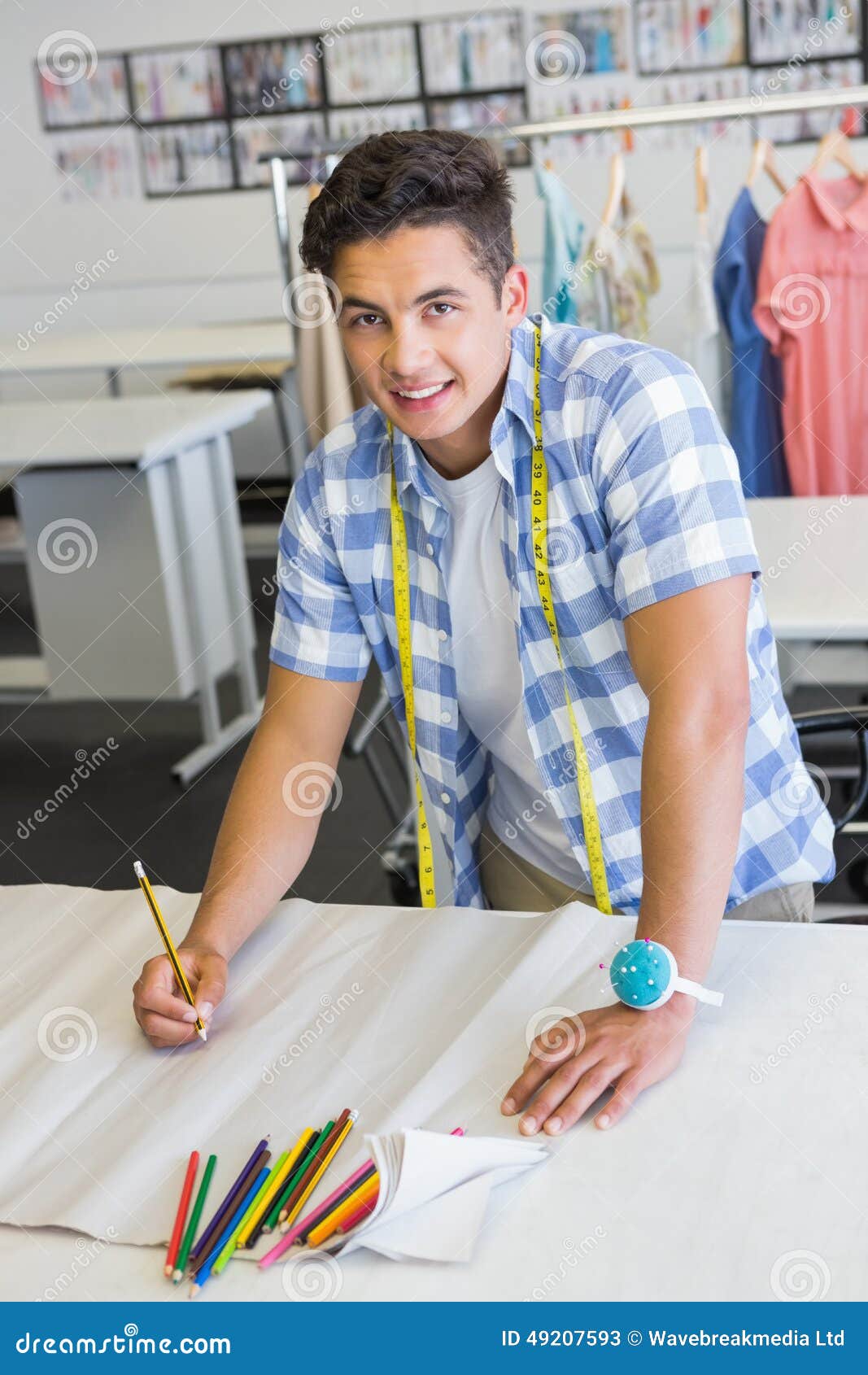 Fashion Student Drawing Patterns Stock Image - Image of knowledge ...
