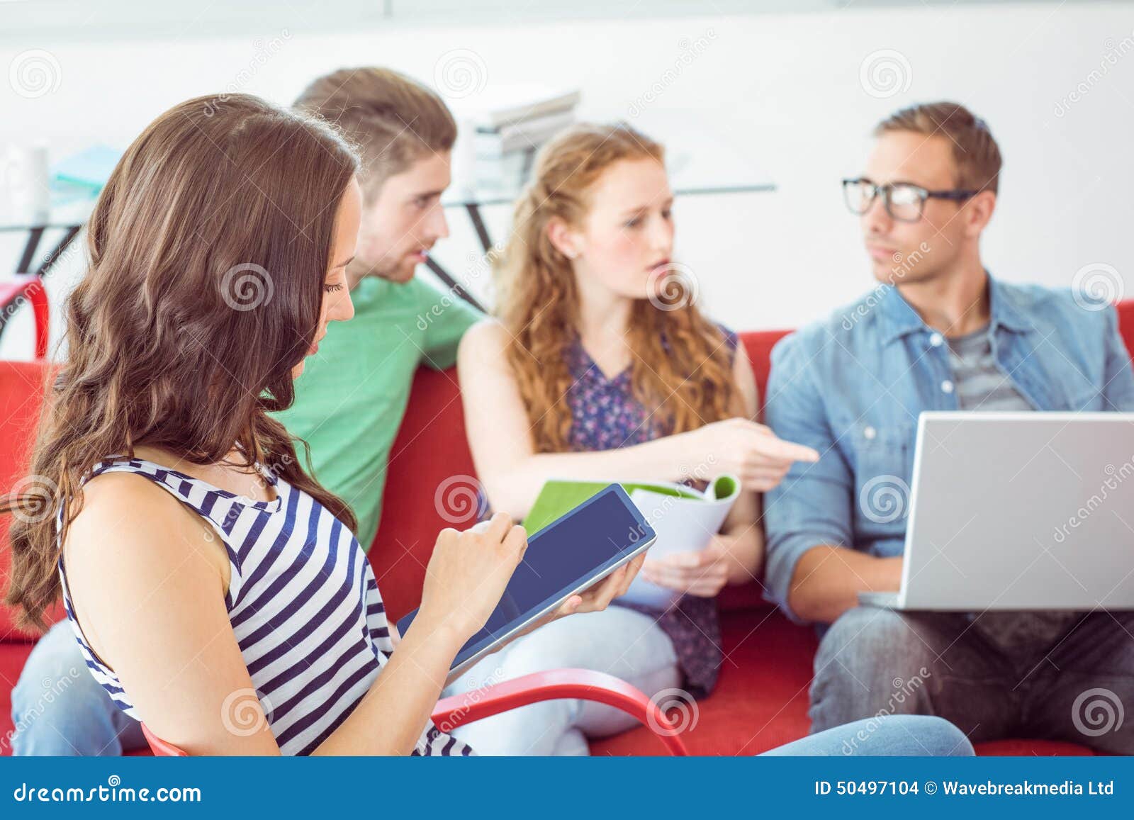 Fashion students chatting stock photo. Image of people - 50497104