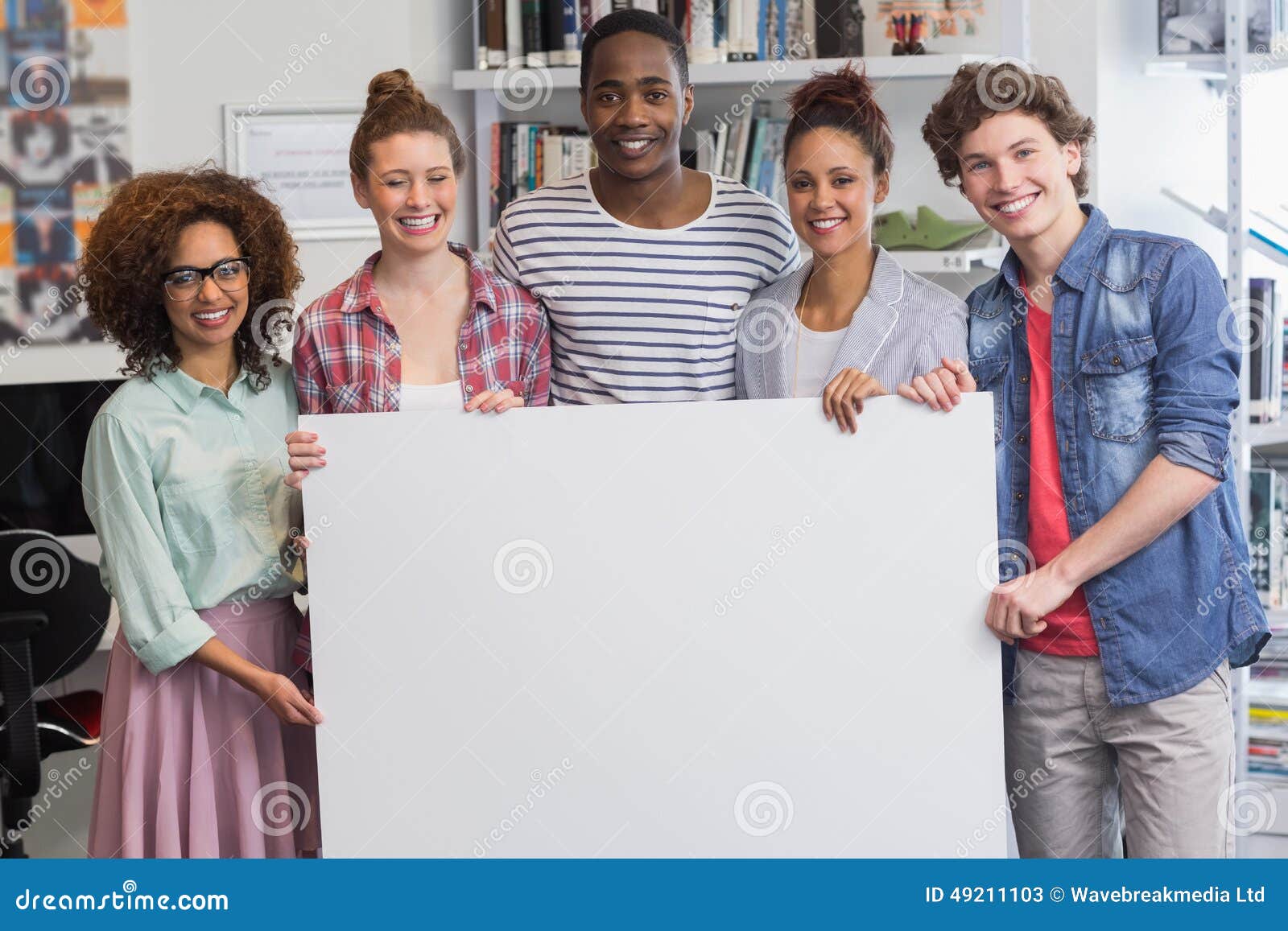 Fashion Students Smiling at Camera Together Stock Image - Image of ...