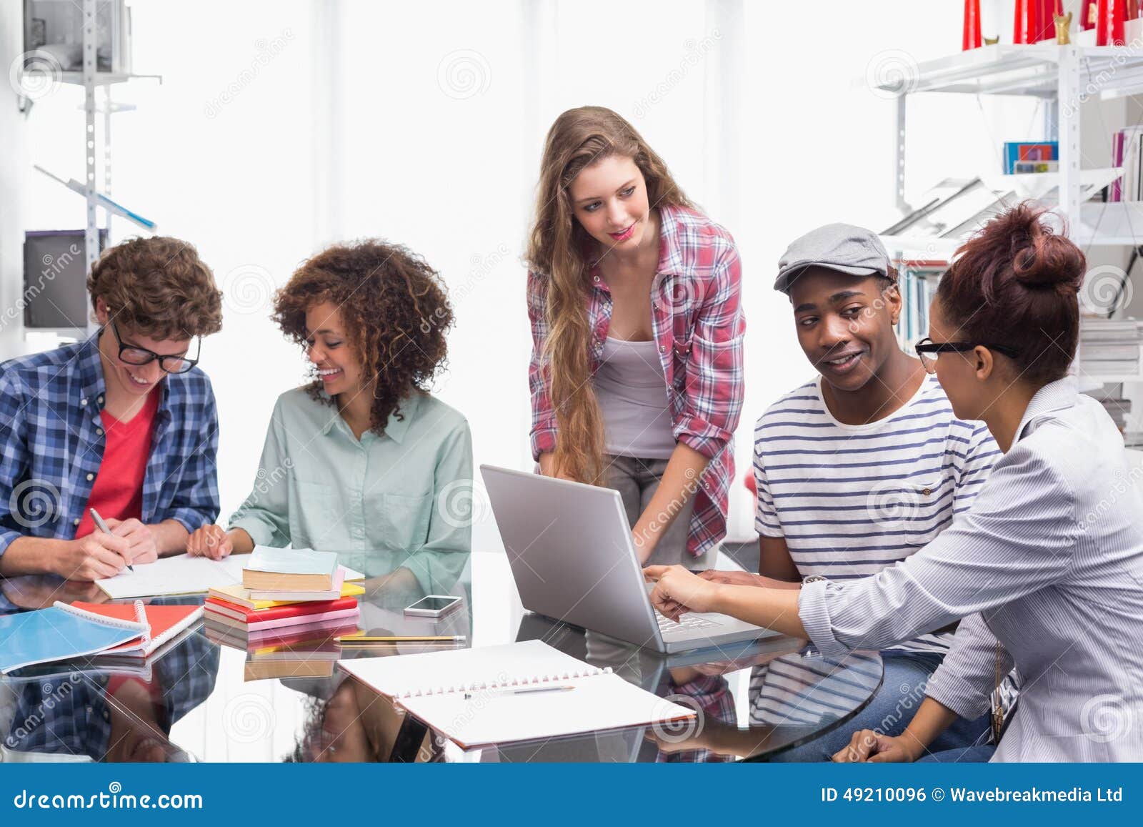 Fashion Students Working As a Team Stock Photo - Image of communication ...
