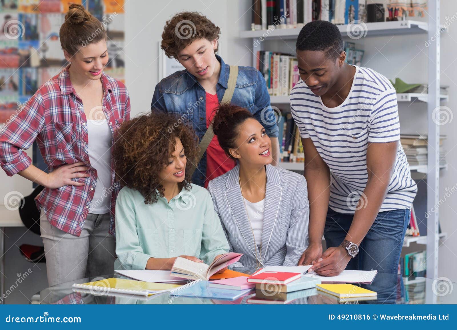 Fashion Students Working As a Team Stock Photo - Image of female ...
