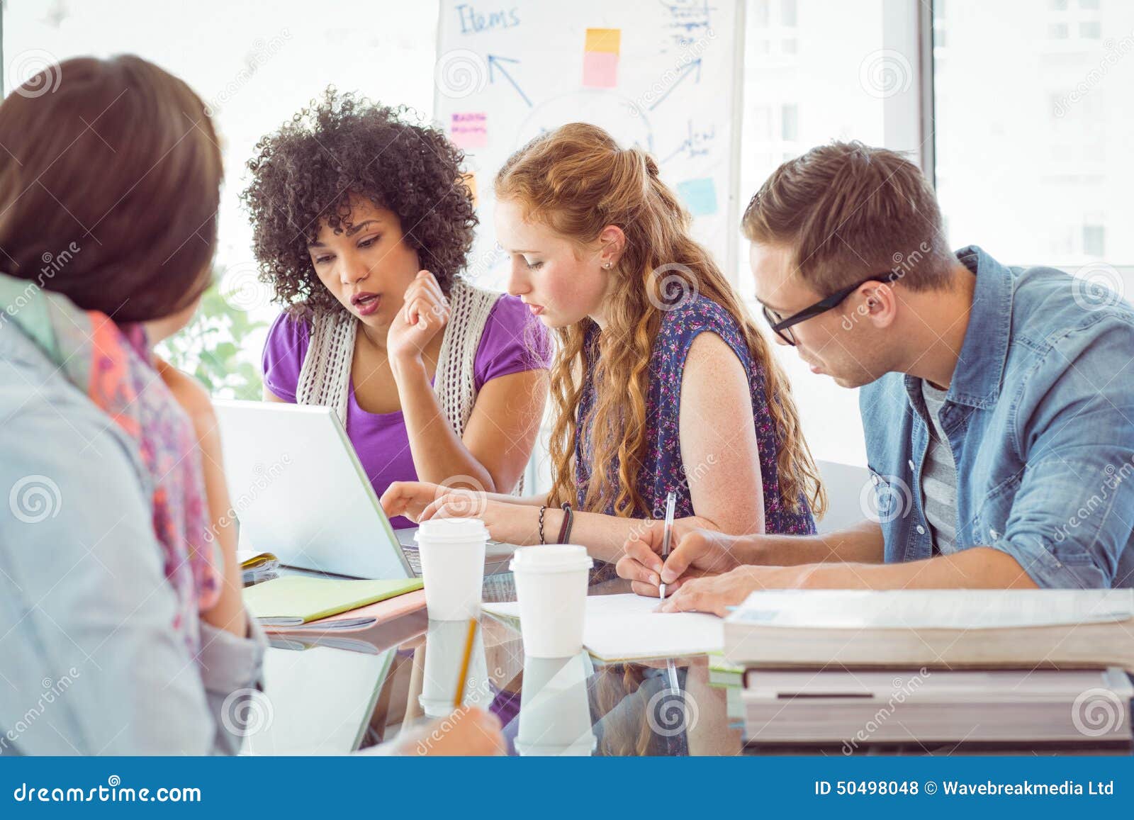 Fashion Students Working As a Team Stock Photo - Image of book, adult ...