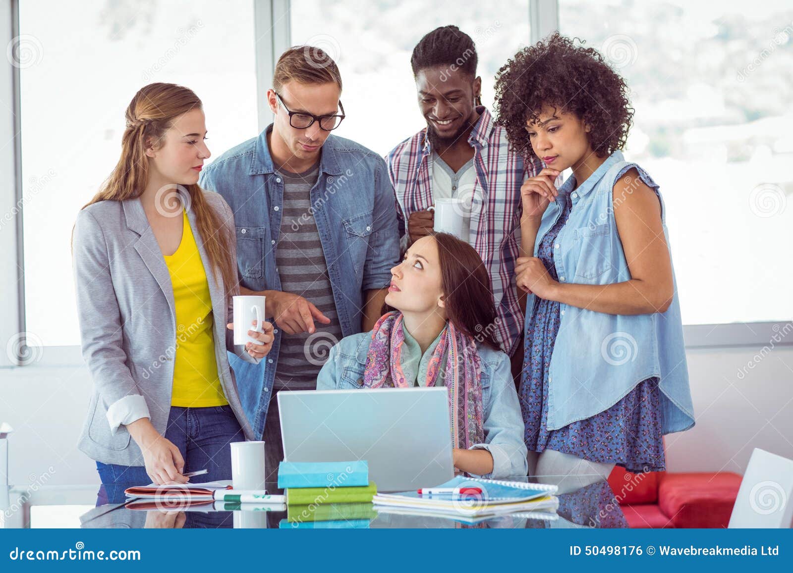 Fashion Students Working As a Team Stock Photo - Image of caucasian ...