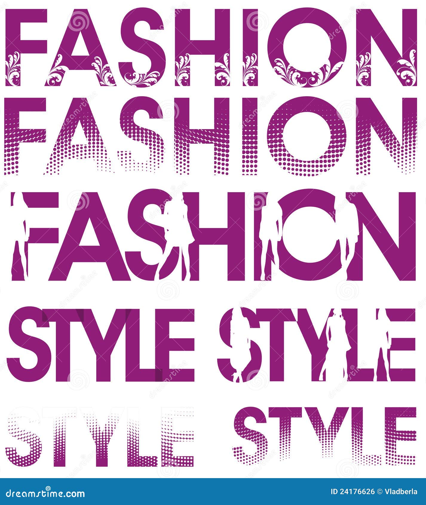 Fashion style signs stock vector. Illustration of cutout - 24176626