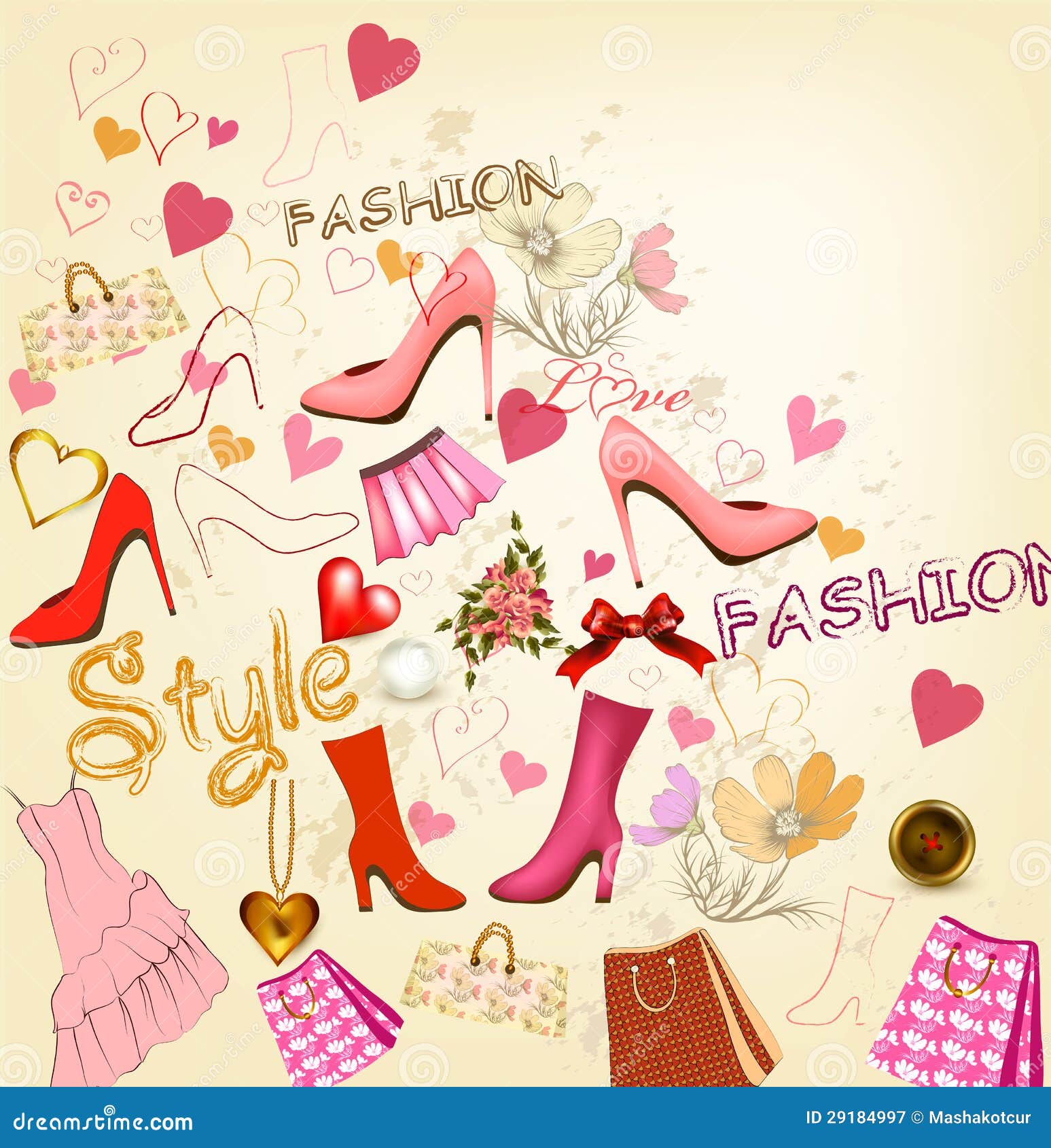 Fashion stylish background stock vector. Illustration of clear - 29184997