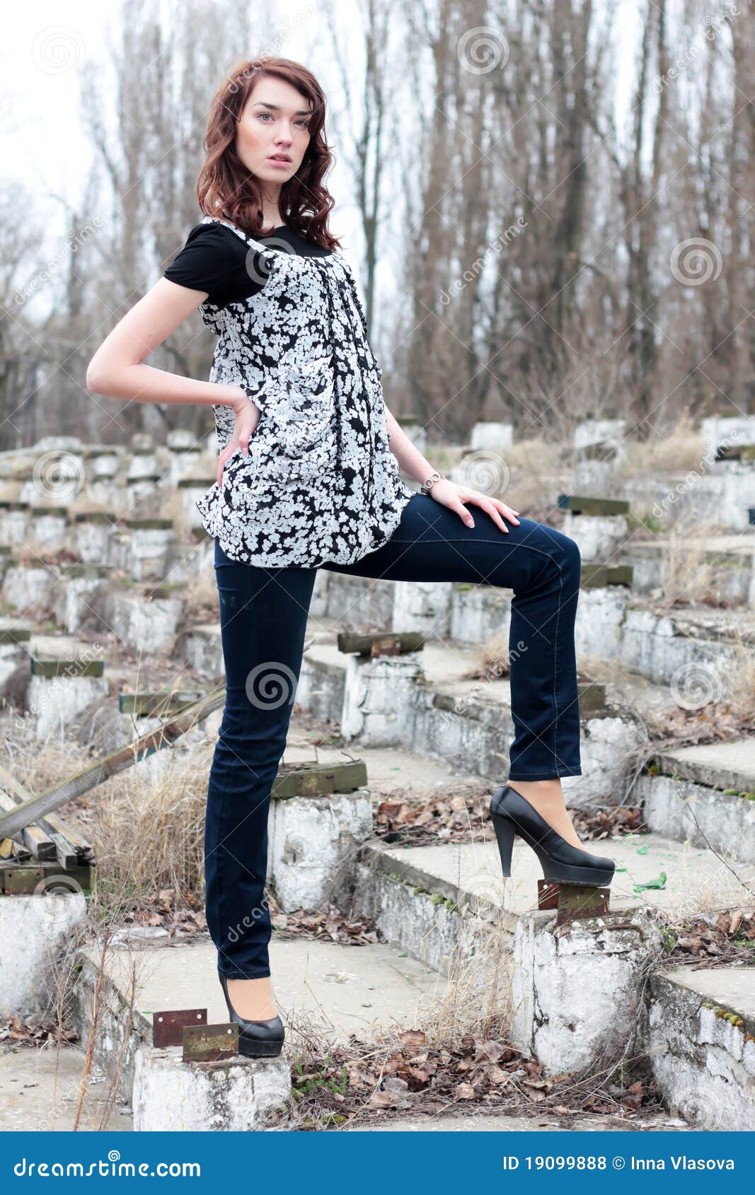 Fashion woman stock photo. Image of modeling, lady, person - 19099888