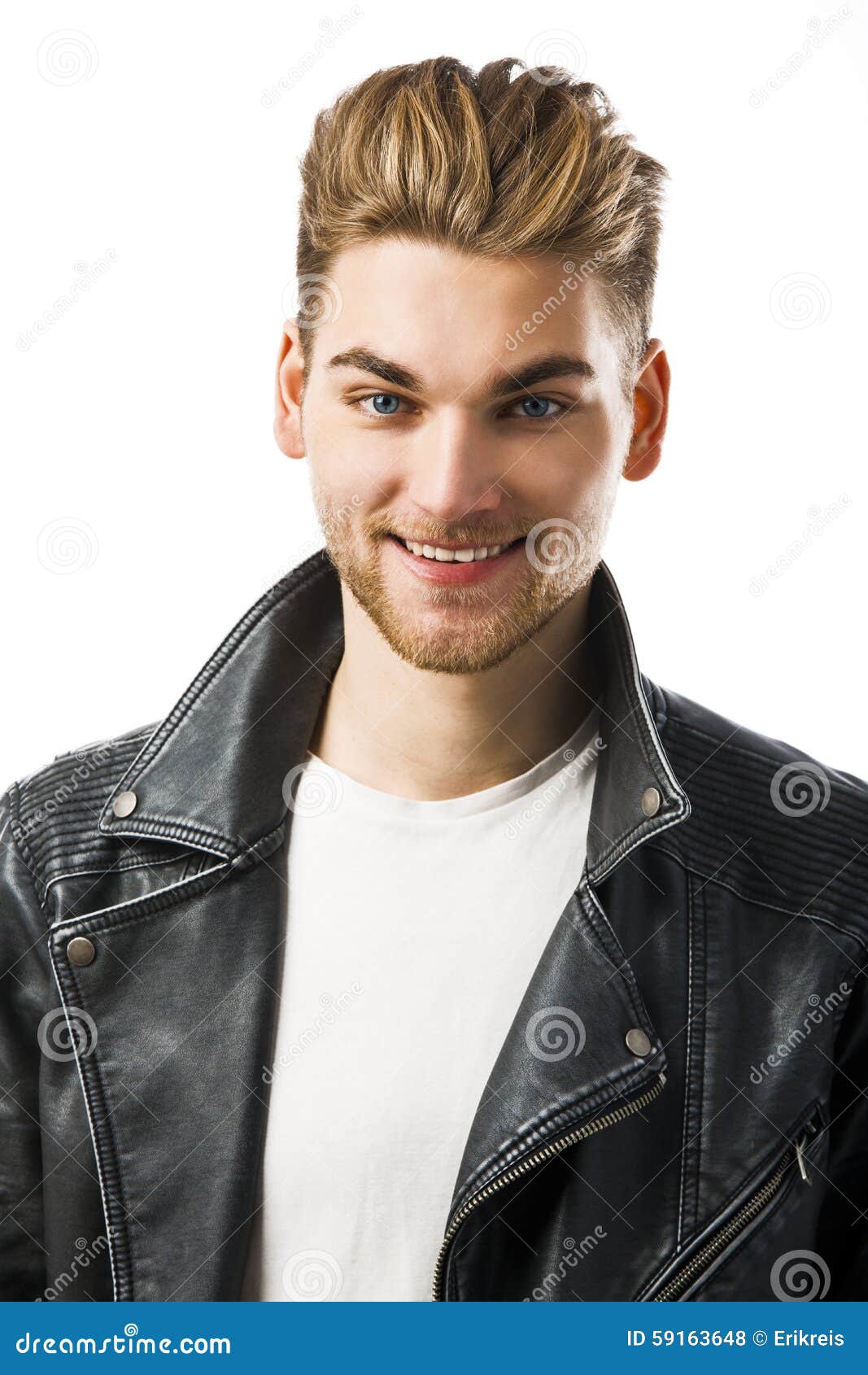 Fashion young man stock photo. Image of rebel, swag, happy - 59163648