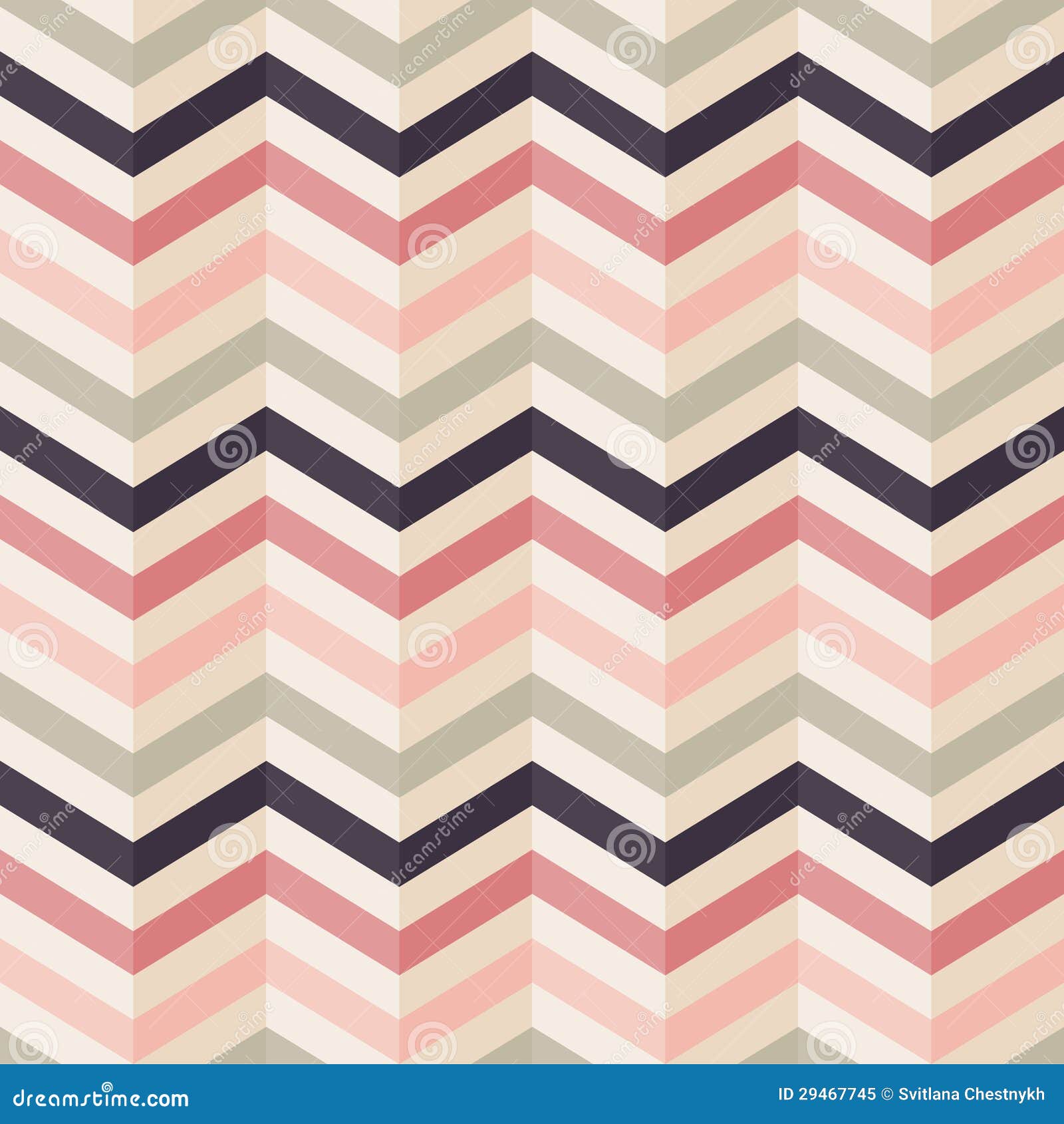Zigzag Pattern Chevron Design Background, Continuity Drawing Royalty ...