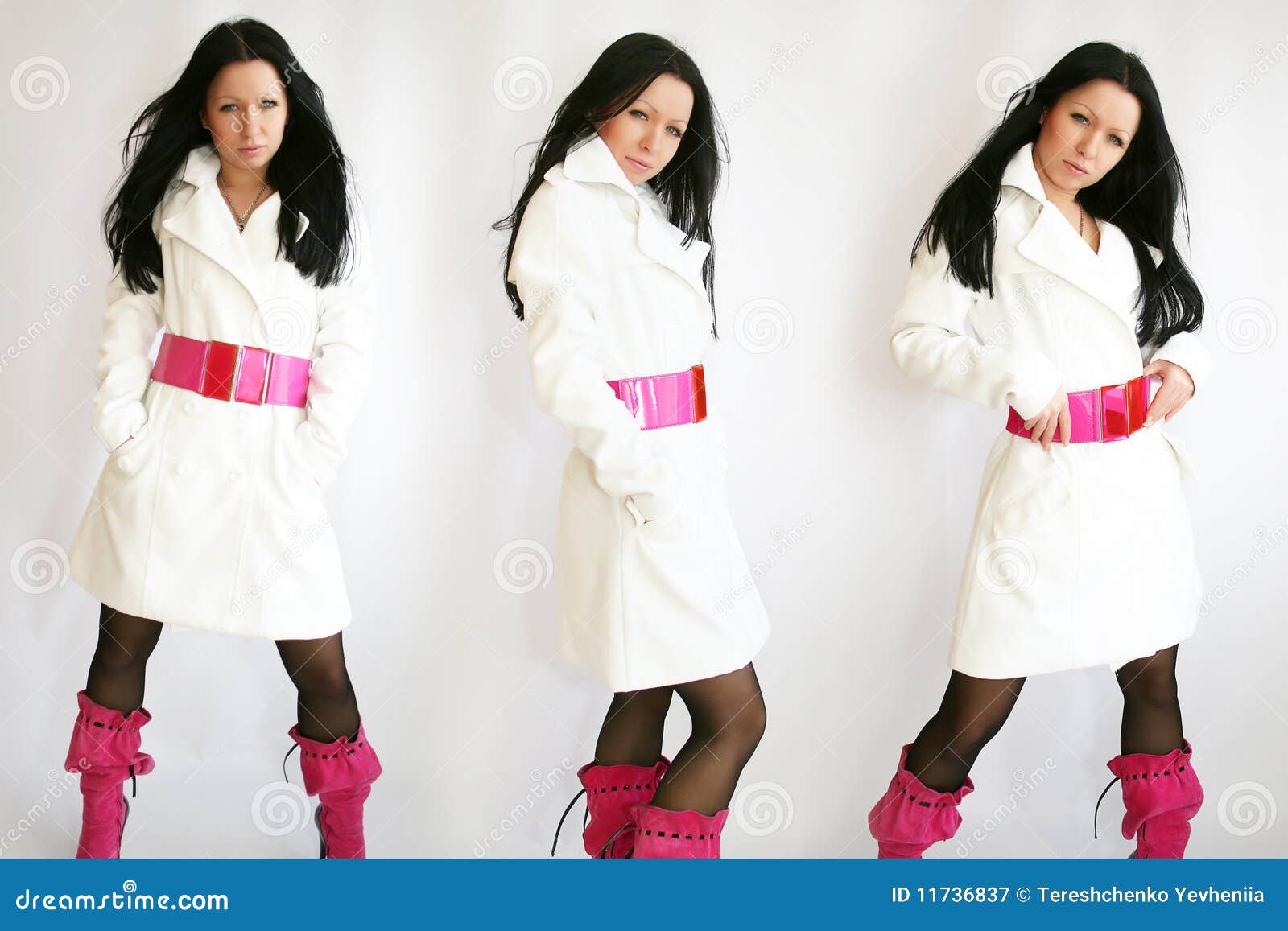 Fashionable girl stock image. Image of dark, beauty, eyes - 11736837