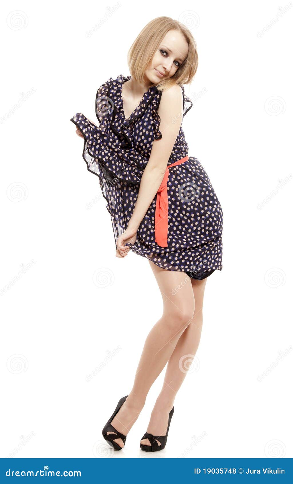 The fashionable girl stock photo. Image of fashion, shoes - 19035748