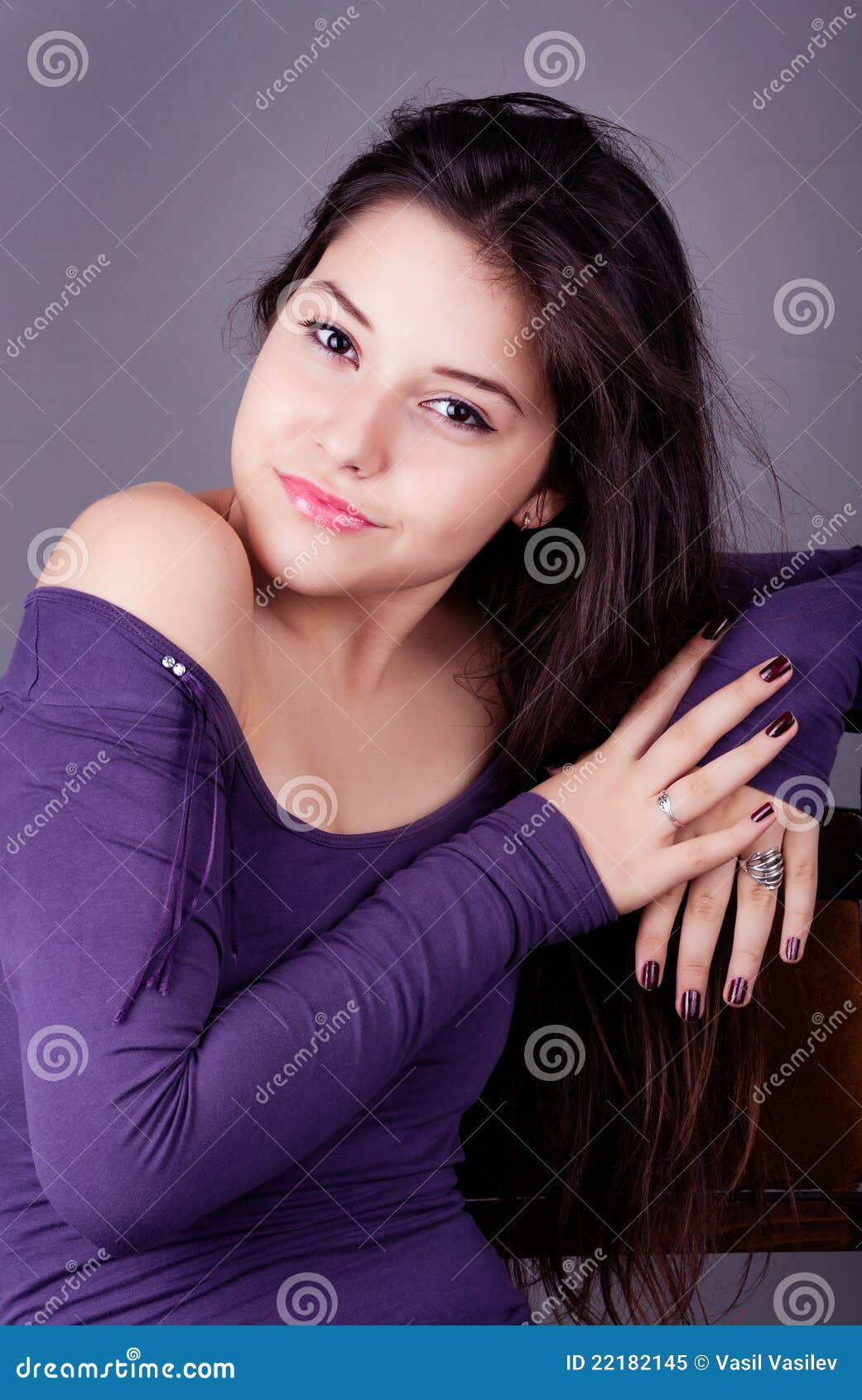 Fashionable girl stock image. Image of caucasian, female - 22182145