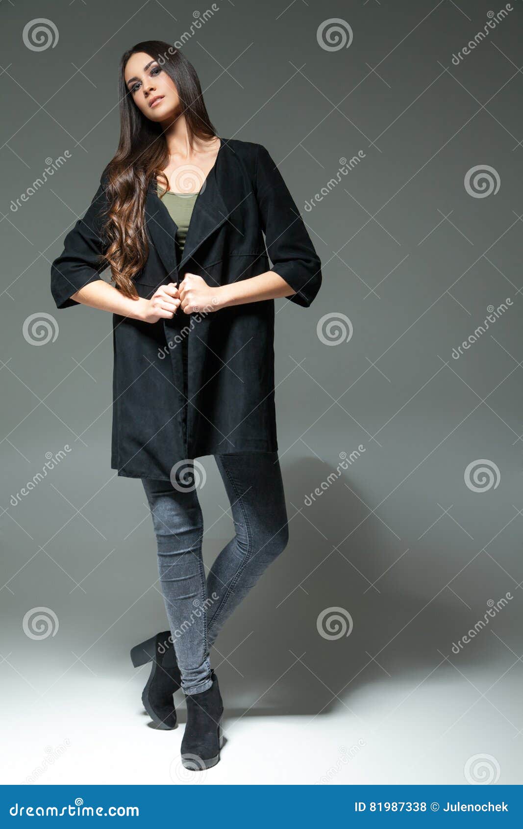Fashionable model posing stock photo. Image of posing - 81987338