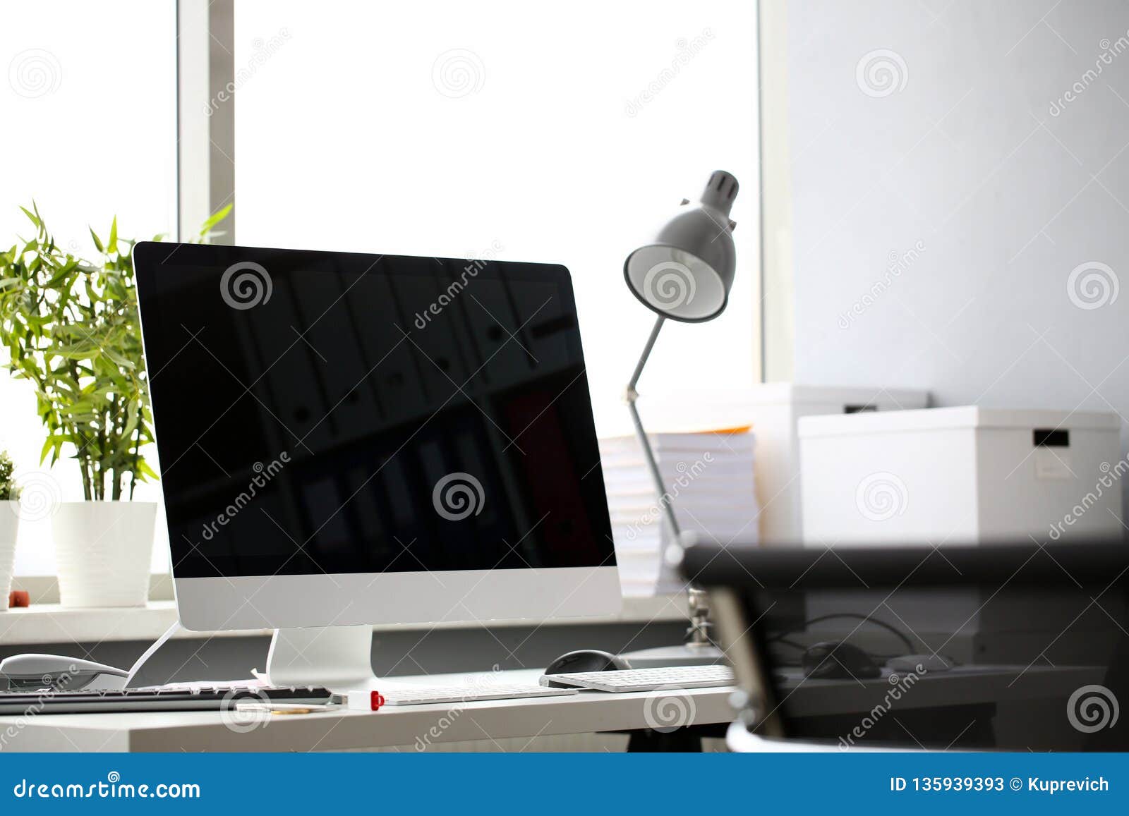 Fashionable Modern Stylish Silver Computer Stock Image - Image of ...