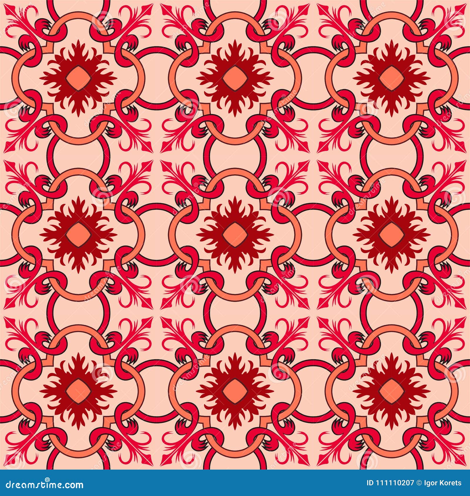 Fashionable Pattern in the Arab Style, Seamless Background, Arabesque ...