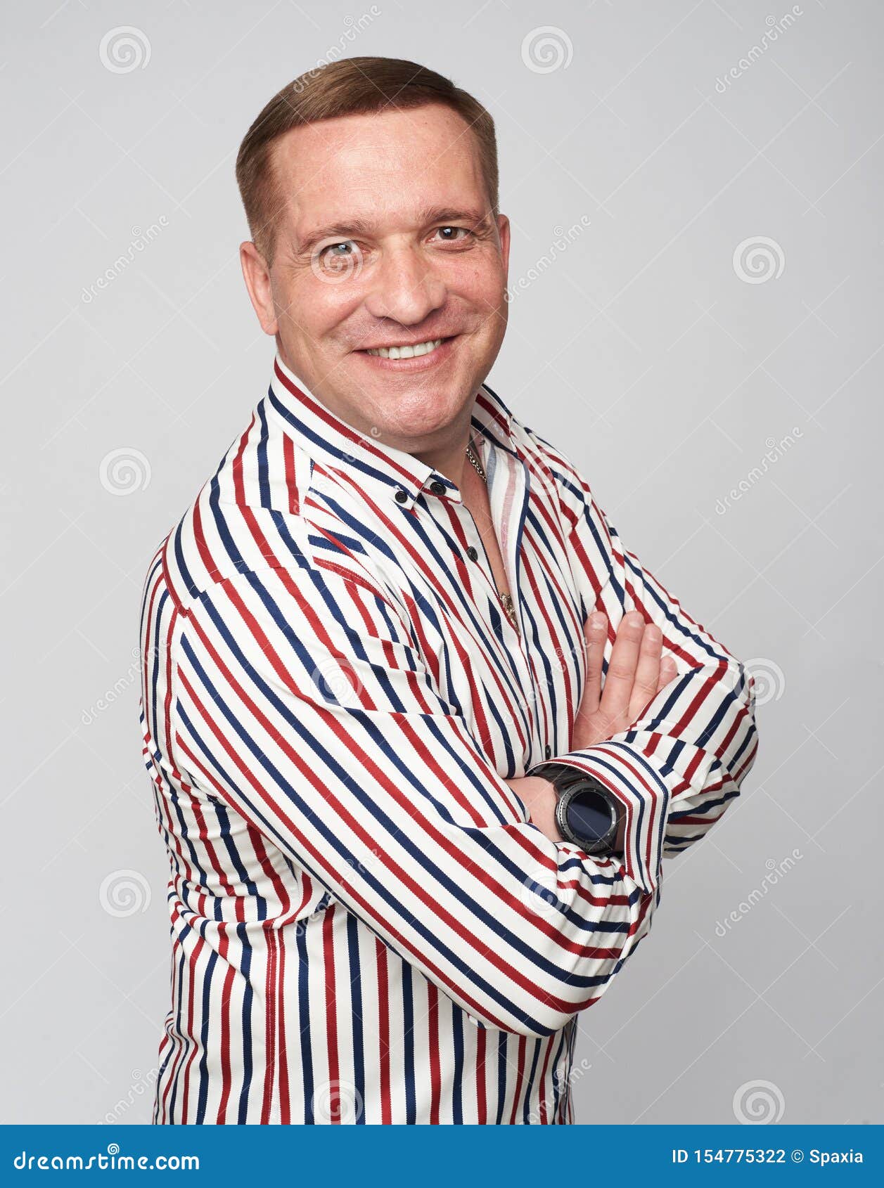 Fashionable 40 Years Old Man is Smiling. Isolated Stock Photo - Image ... Fashionable 40 Years Old Man is Smiling. Isolated Stock Photo - Image ...