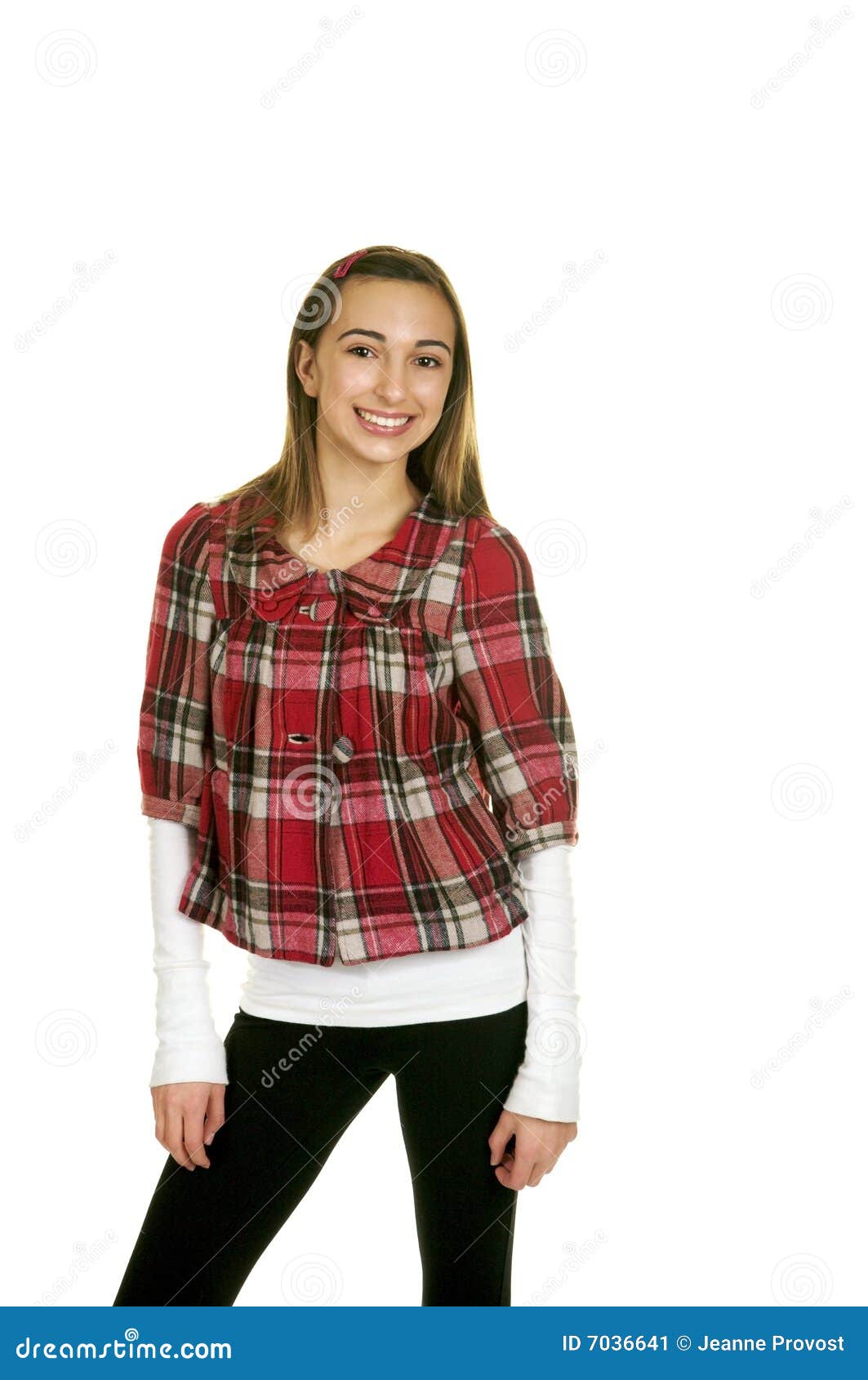 Fashionable Young Girl stock image. Image of fashion, hair - 7036641