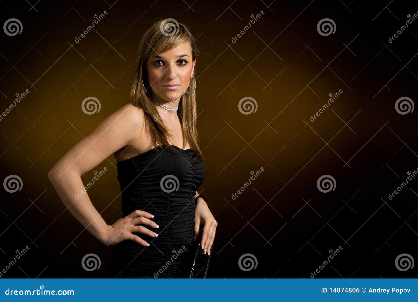Fashionable young lady stock photo. Image of people, beautiful - 14074806