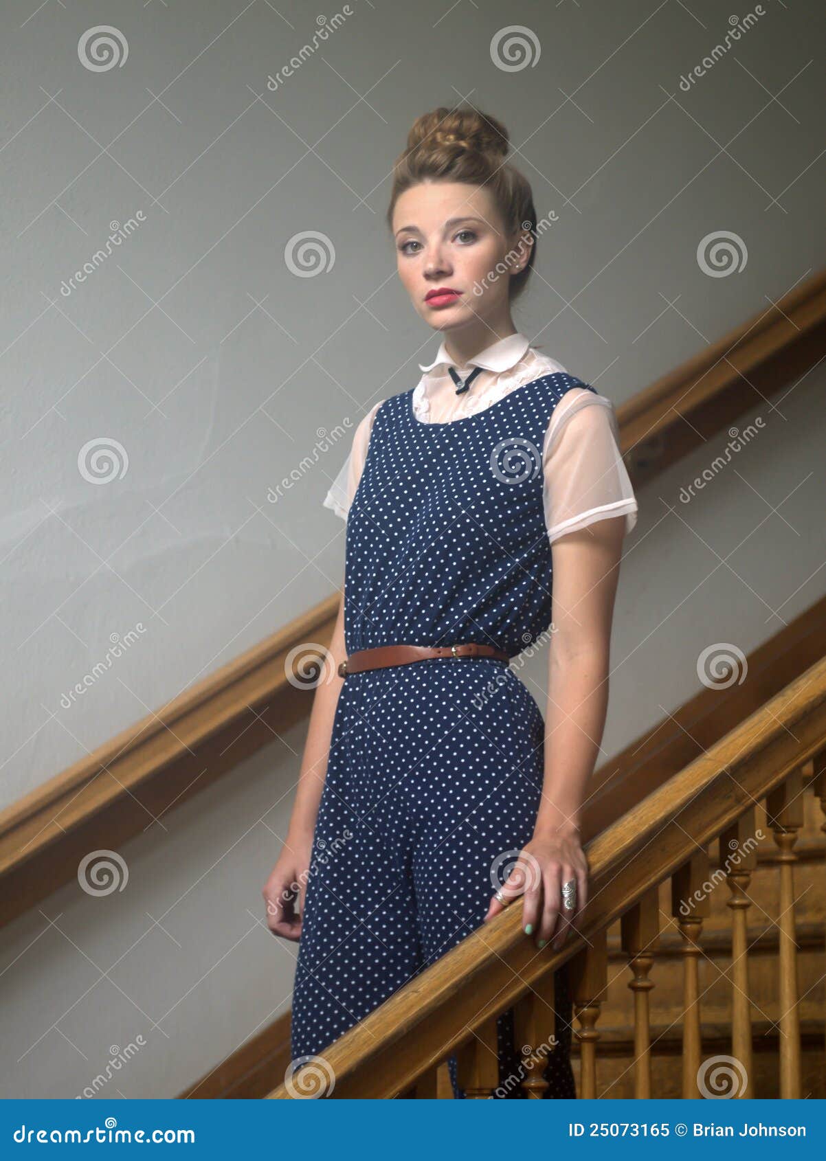 Fashionable young woman stock image. Image of female - 25073165