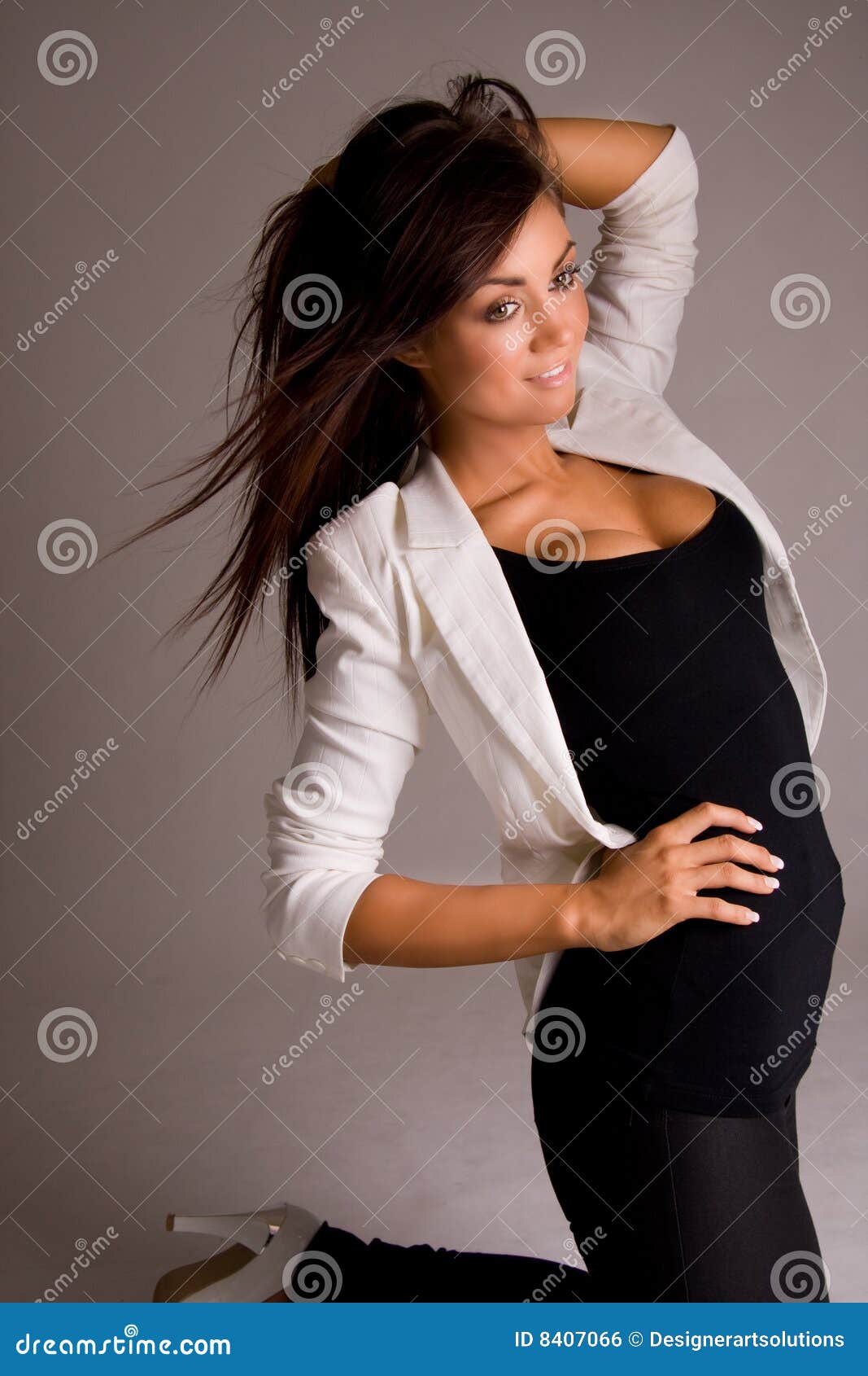 Fashionable young woman stock photo. Image of fashionable - 8407066