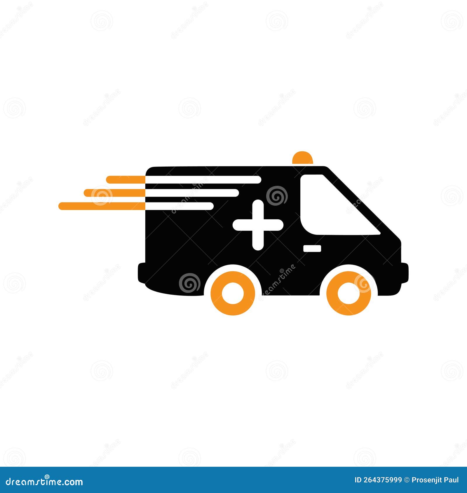 Fast Ambulance Service Icon Stock Vector - Illustration of help ...