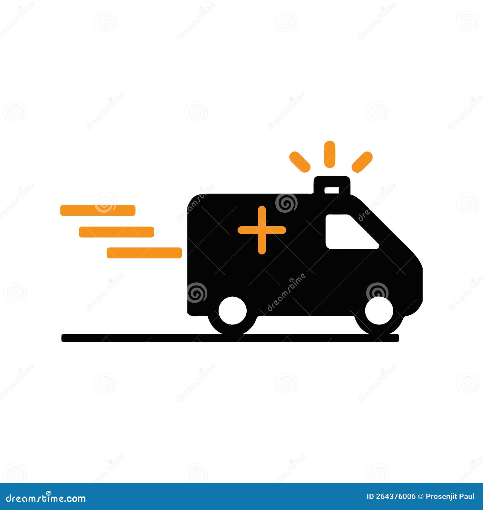 Fast Ambulance Service Icon Stock Vector - Illustration of fast ...