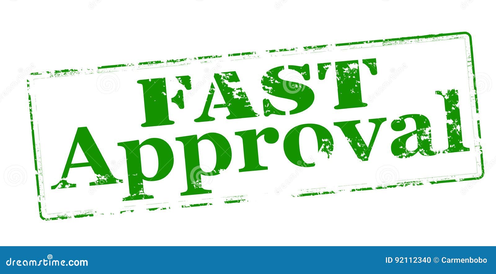 Fast approval stock illustration. Illustration of express - 92112340
