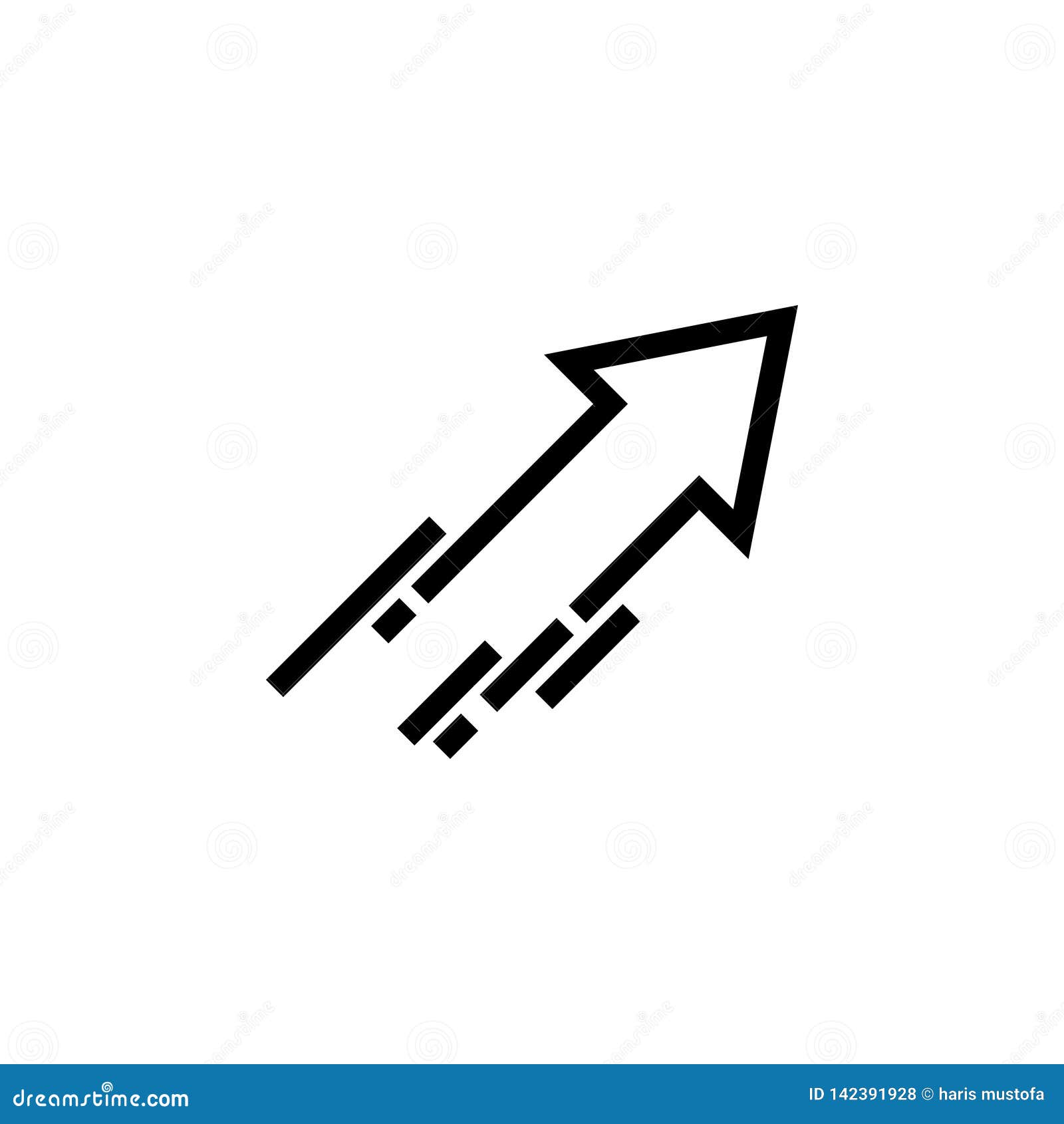 Fast Arrow Graphic Design Template Vector Illustration Stock ...