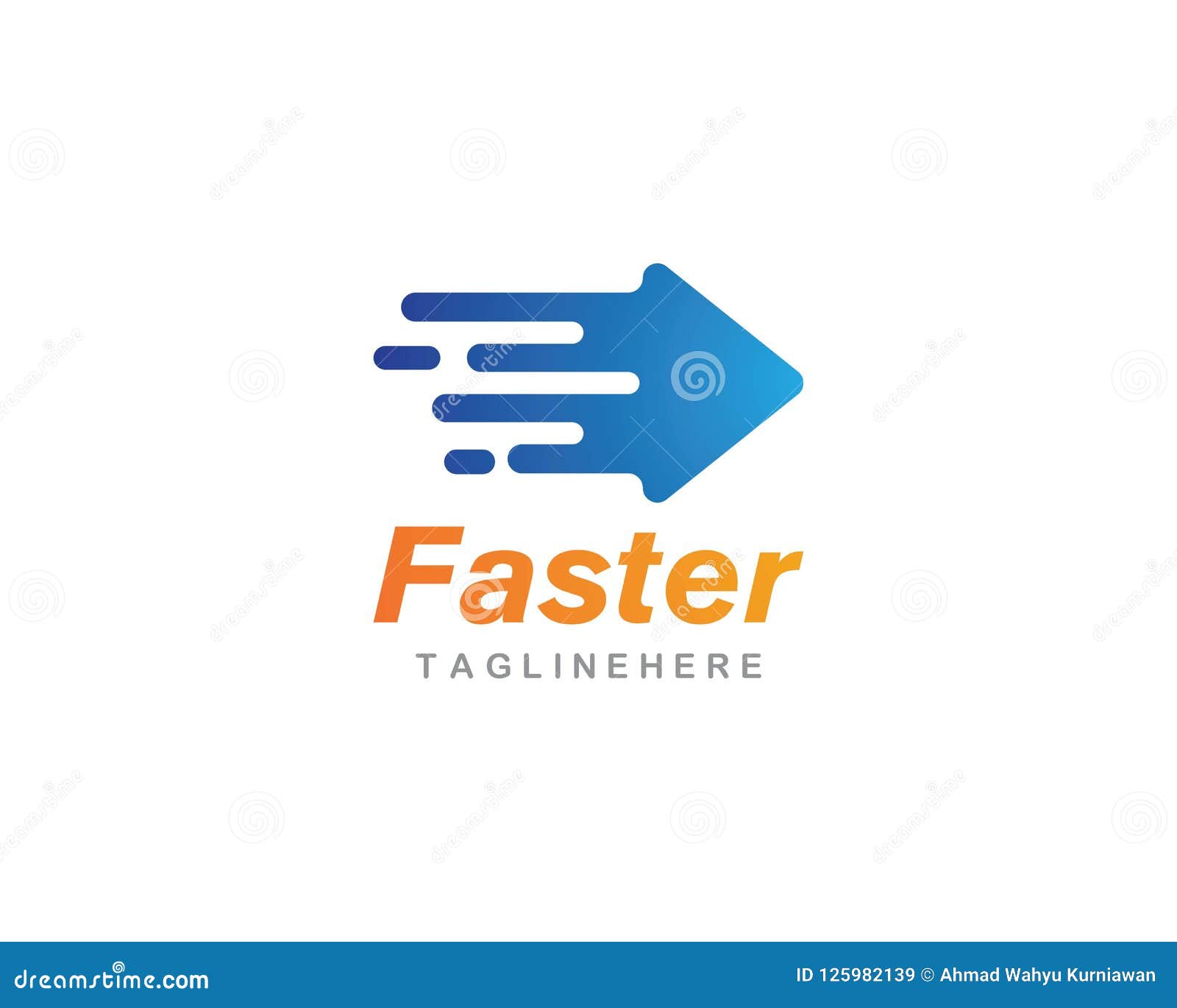 Fast arrow logo vector stock vector. Illustration of express - 125982139