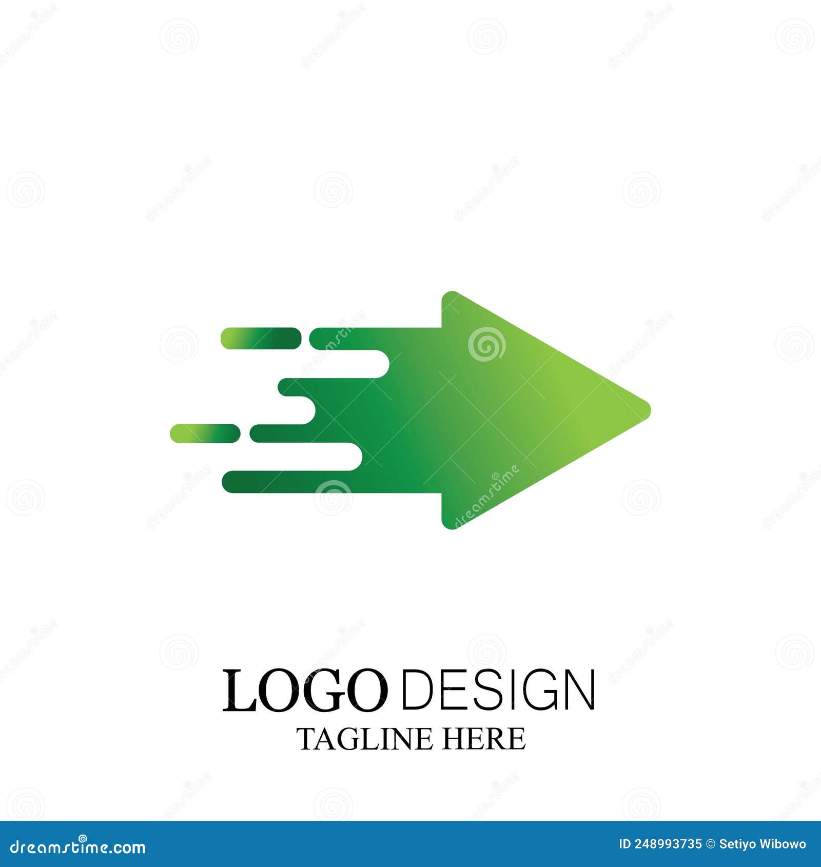 Fast Arrow Logo Vector Template Stock Vector - Illustration of business ...