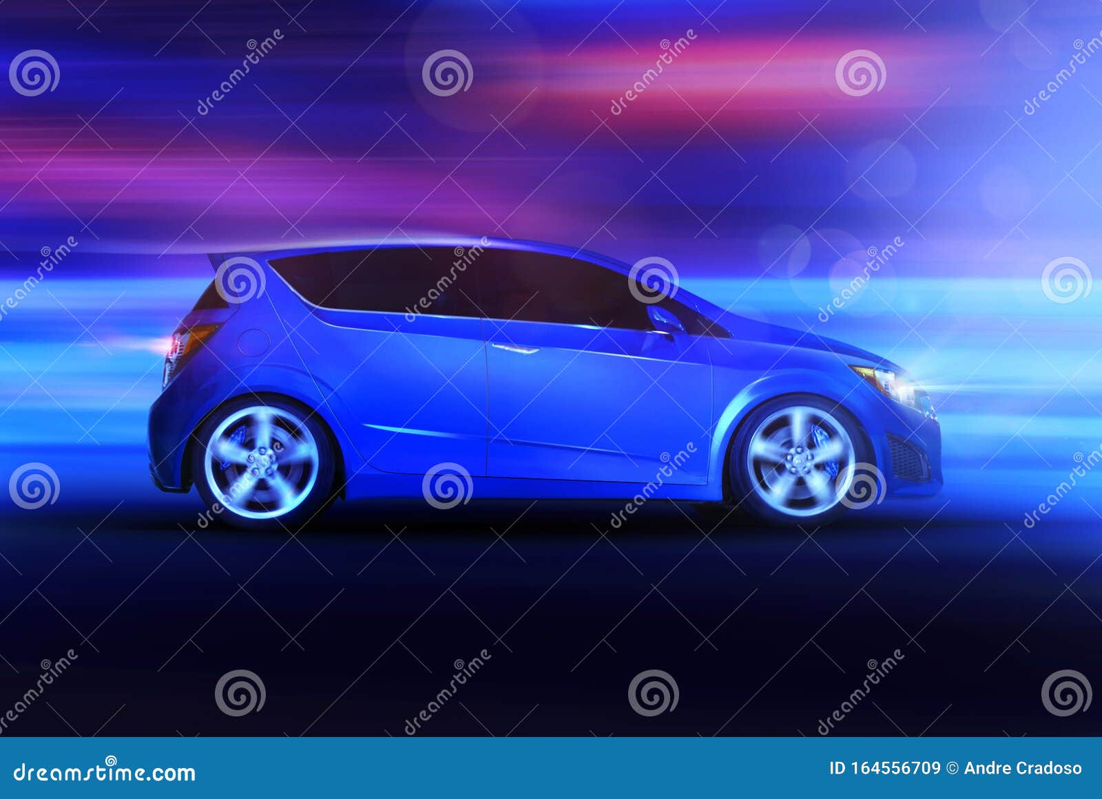 A fast blue car running stock image. Image of metalic - 164556709