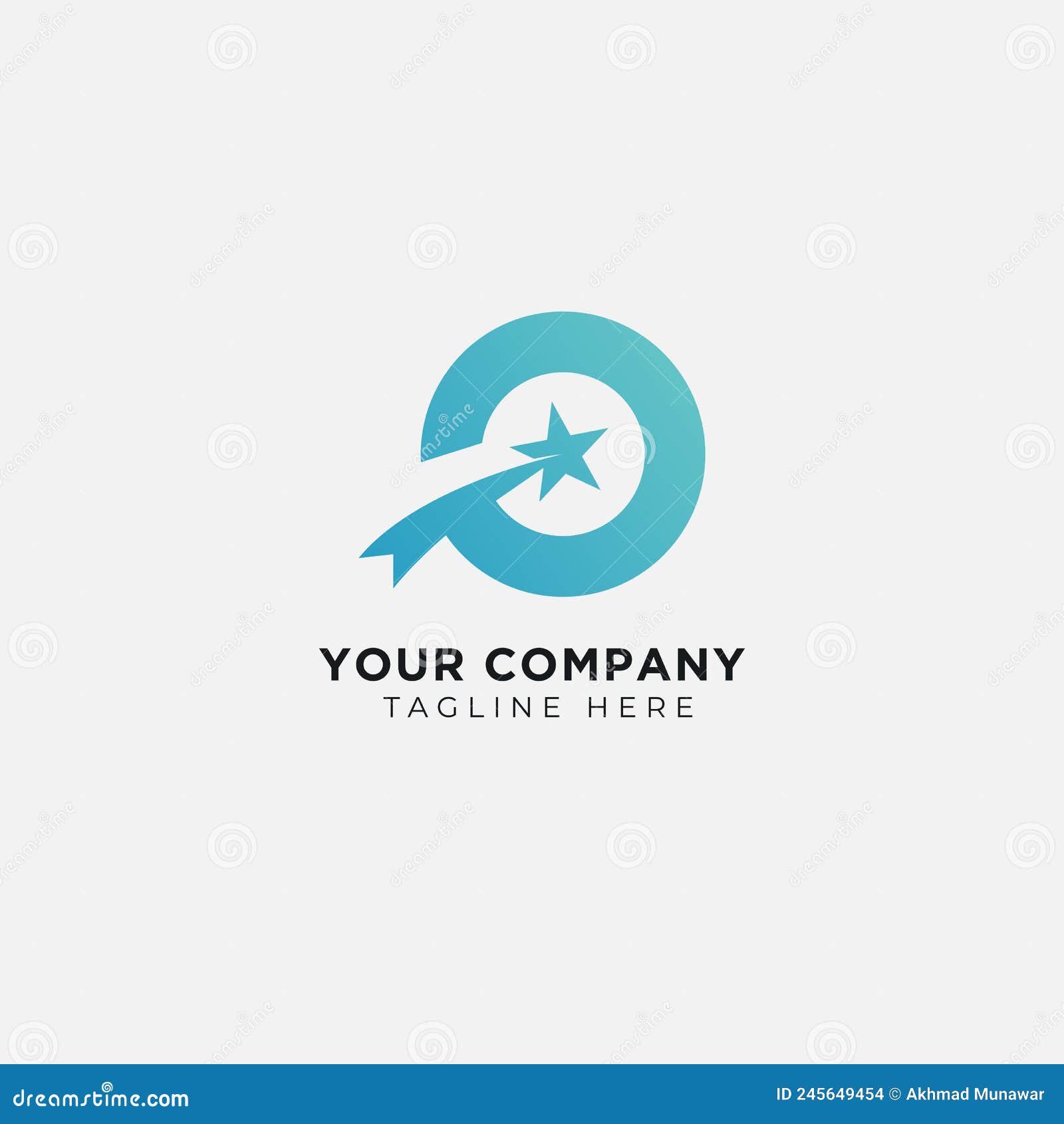 Fast Blue Stars Logo Design Modern Stock Vector - Illustration of ...
