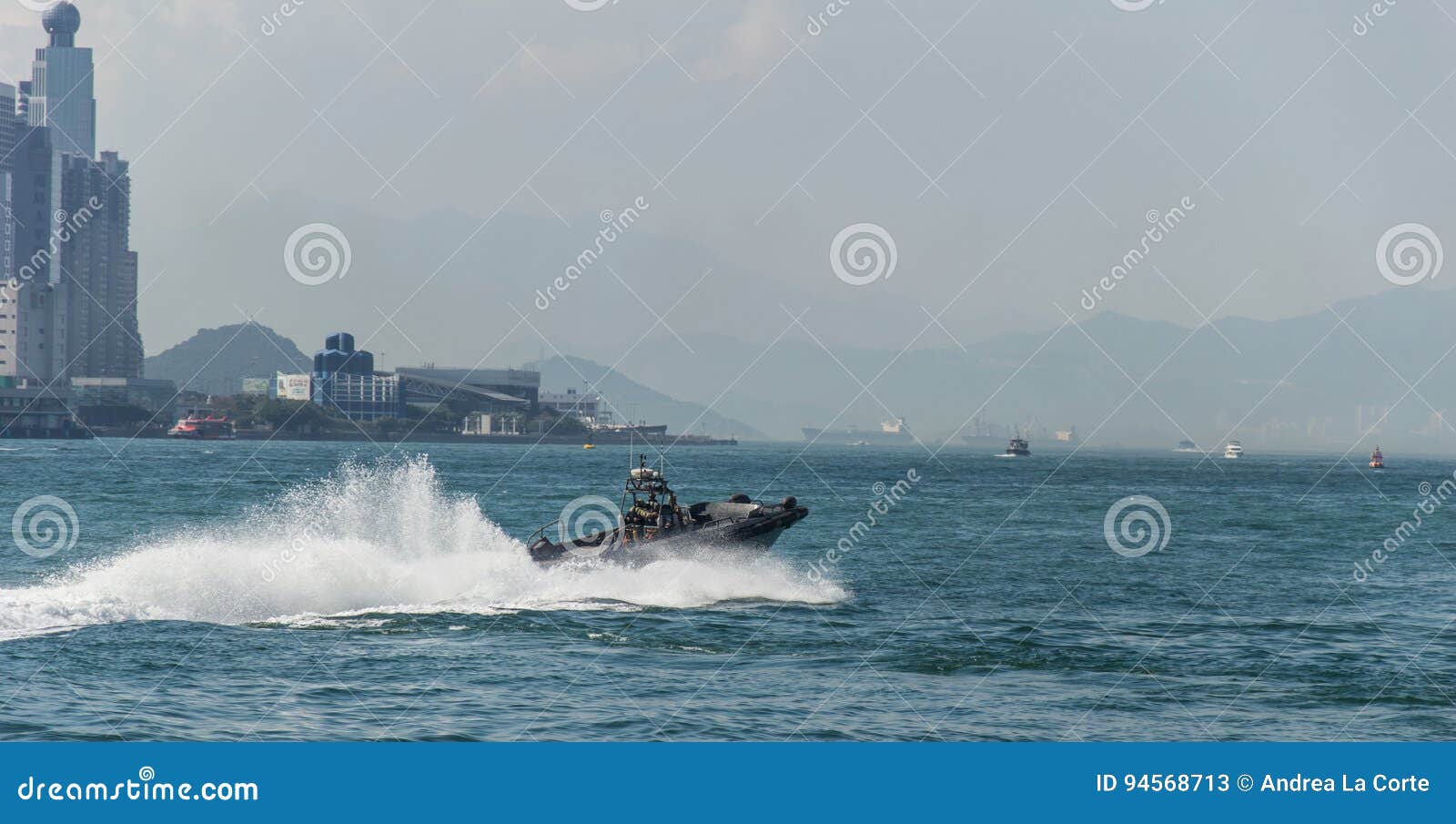Fast boat editorial stock photo. Image of asia, harbor - 94568713