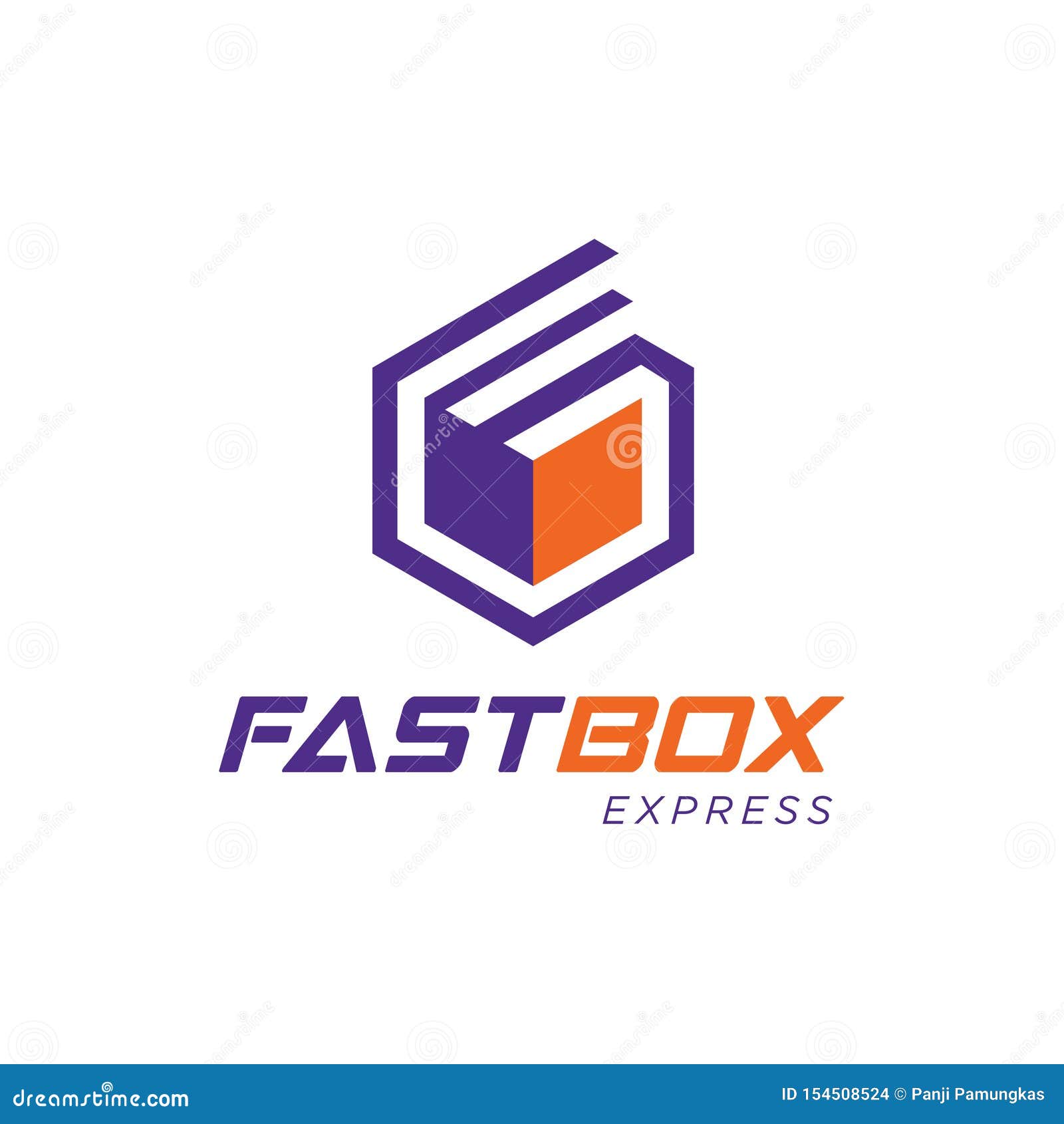Fast Box Expedition Shipping Logo Symbol Stock Illustration ...