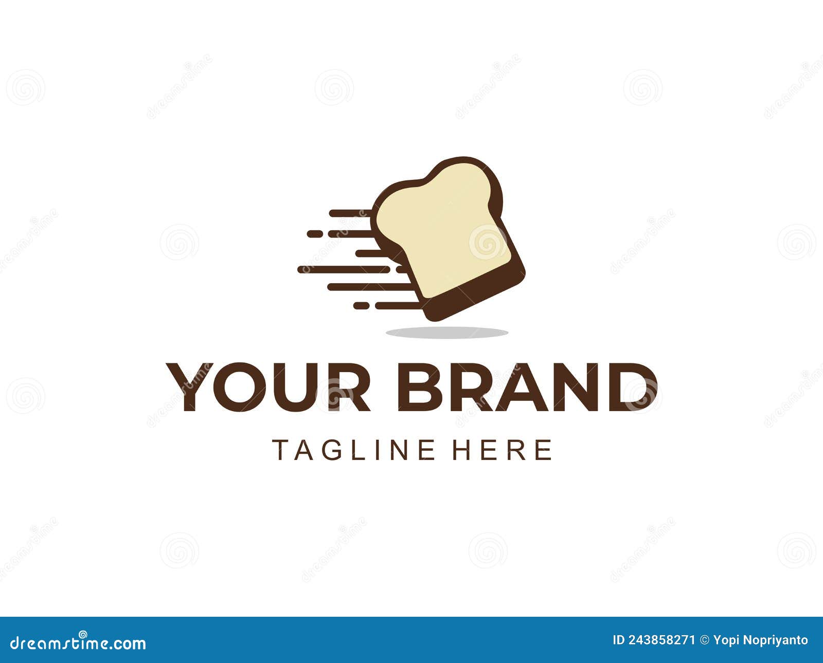 Fast Bread Logo Modern Concept Design Stock Illustration - Illustration ...