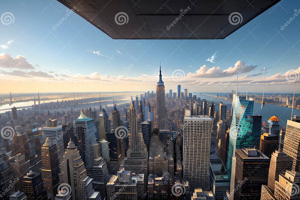 Fast Building Construction in the Future Digital Show Stock Image ...