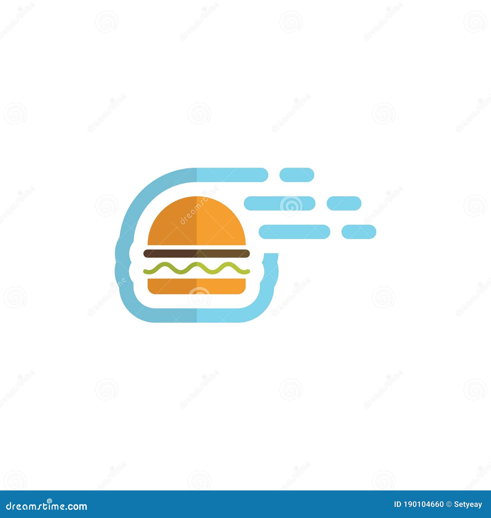 Fast Burger Logo Design Template, Burger Bakery Logo Design Vector ...