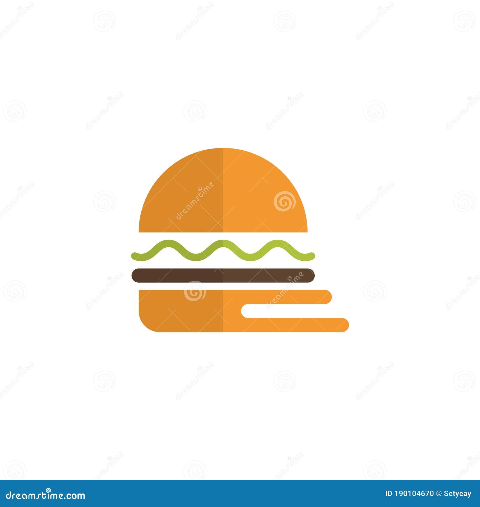 Fast Burger Logo Design Template, Burger Bakery Logo Design Vector ...