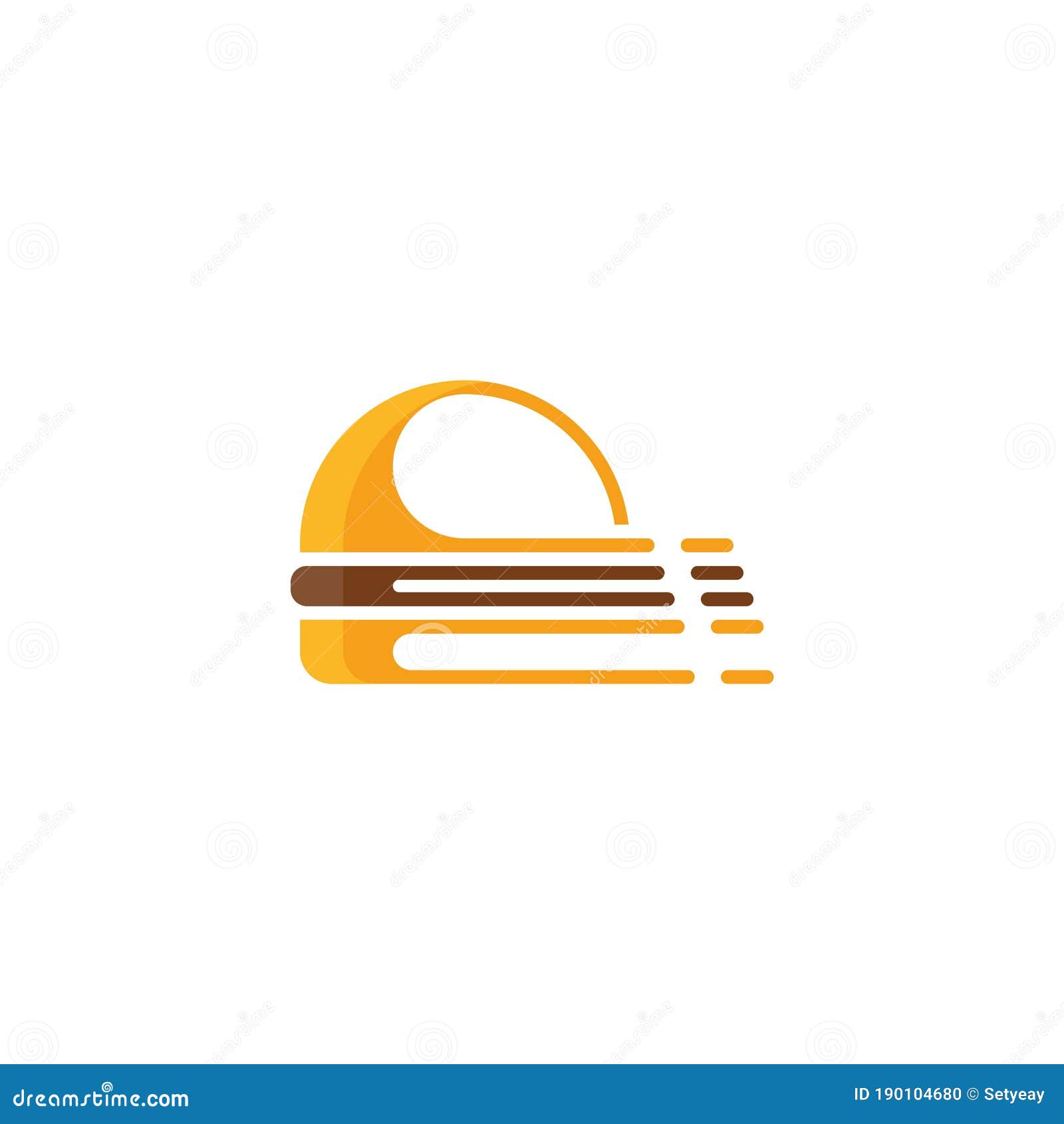 Fast Burger Logo Design Template, Burger Bakery Logo Design Vector ...