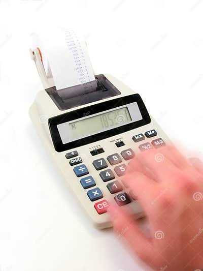 Fast calculations 2 stock photo. Image of calculations - 718264
